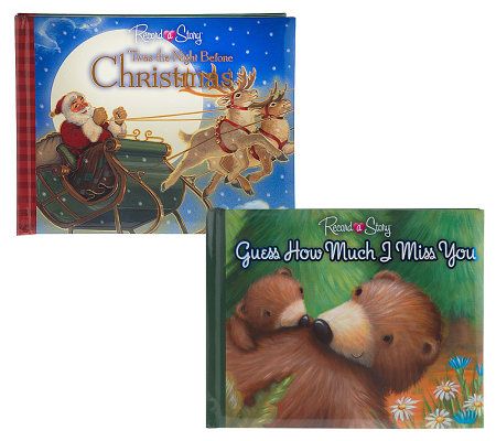 Set of 2 Record-A-Story Electronic Children's Storybooks - QVC.com