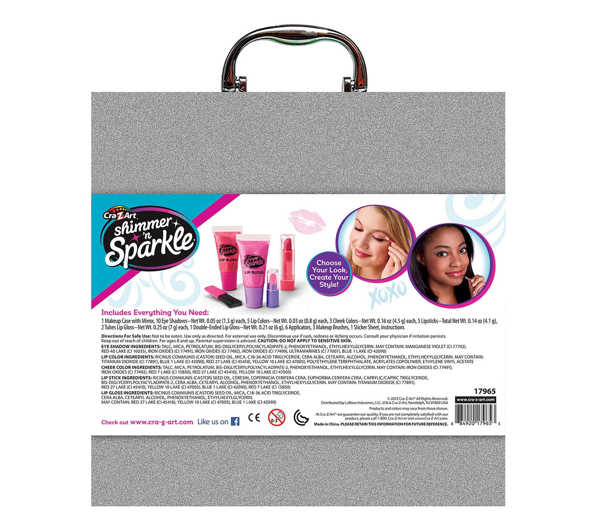 Cra-Z-Art Shimmer 'N Sparkle: Shimmering Glitter Makeover Kit - QVC.com