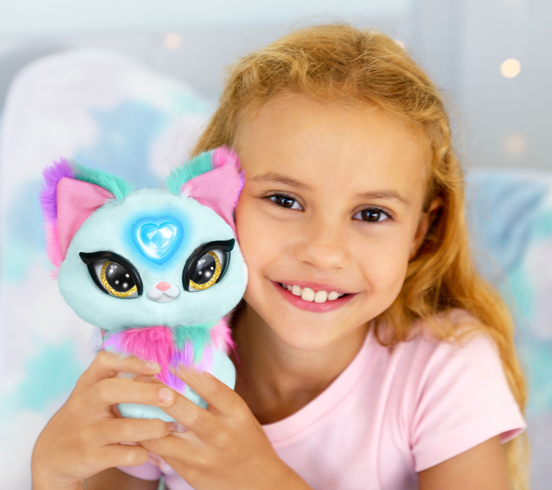 My Fuzzy Friends Magic Whispers Interactive Kitty - QVC.com