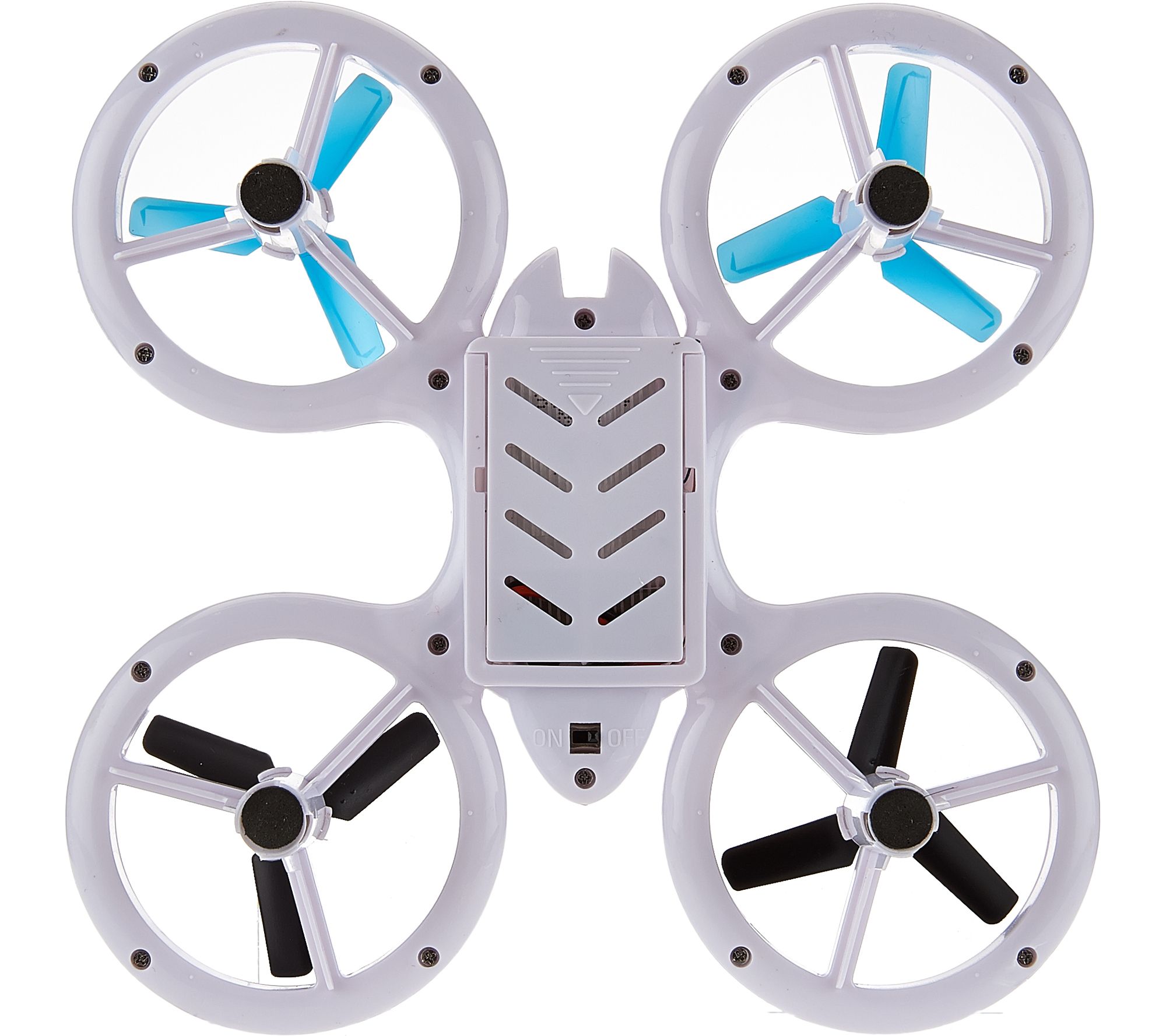 Odyssey X-7 Microlite Drone with Illuminated Blade Guards - QVC.com