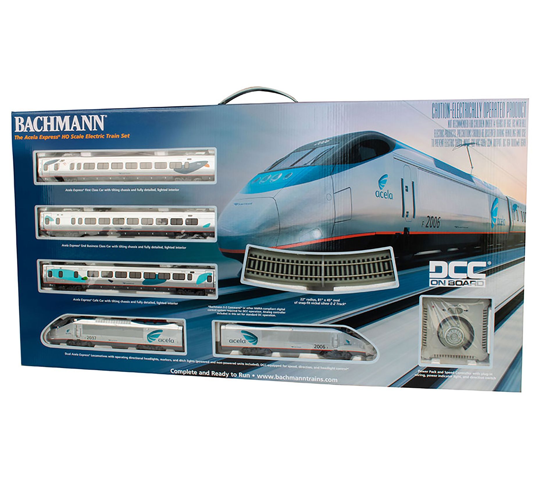 Bachmann Trains Amtrak Acela DCC Equipped Elect ric Train Set - QVC.com