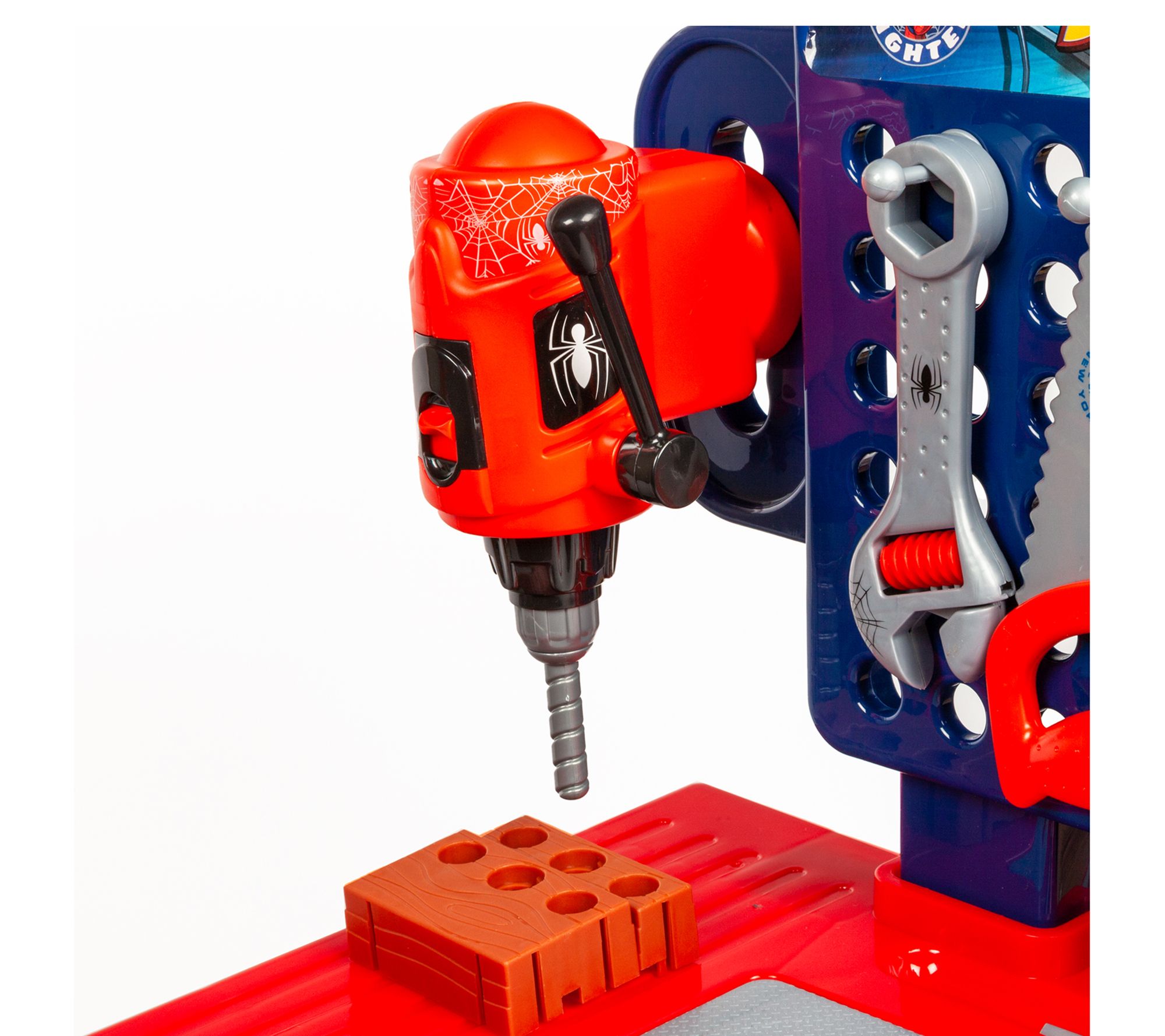 World Tech Toys Spider-Man Tool Bench with TakeApart Car - QVC.com