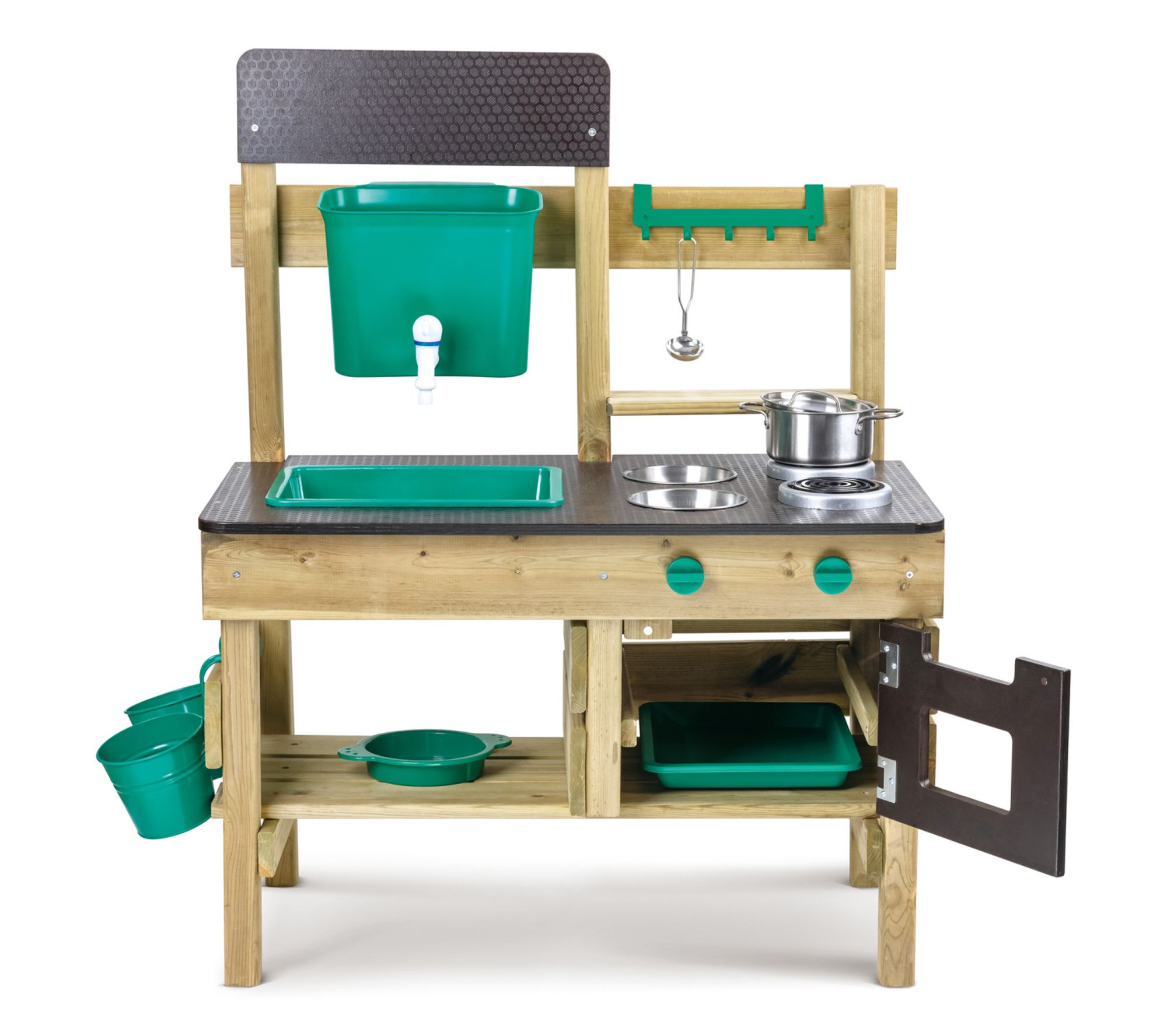 Hape Nature Fun Outdoor Mud Kitchen Playset - QVC.com