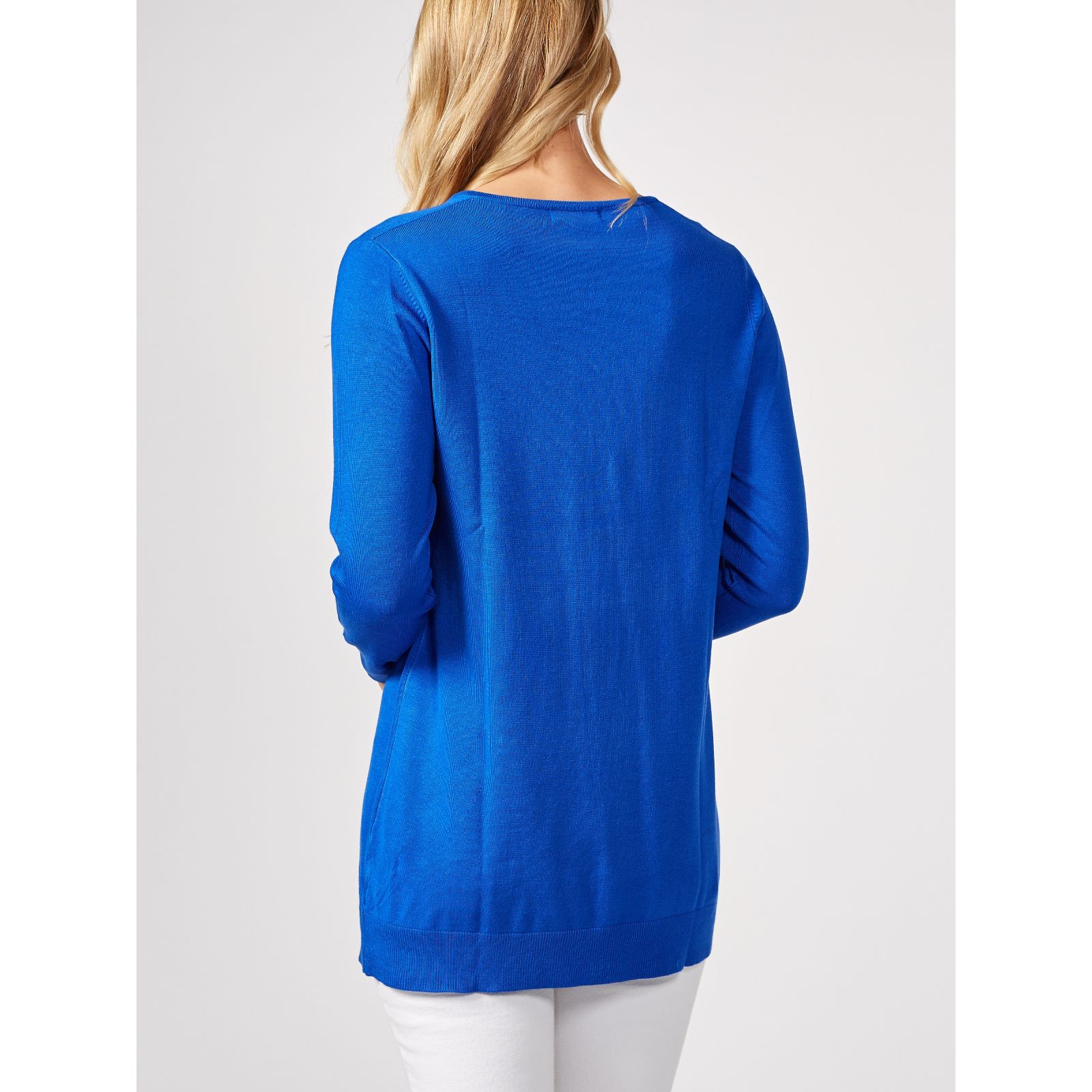 Outlet Soft Knitted Jumper with Front Zips by Michele Hope - QVC UK