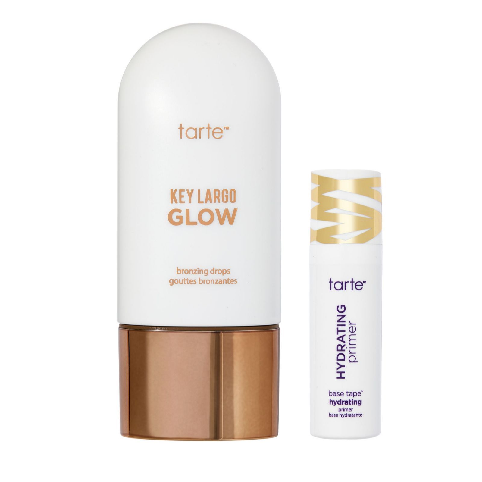 tarte Key Largo Glow Drops Travel Base Tape Duo QVC UK