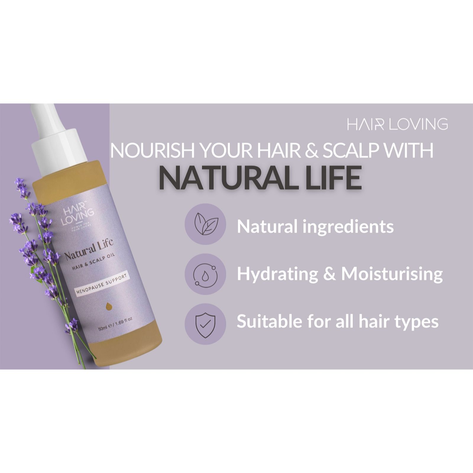 Hair Loving Natural Life Hair & Scalp Oil - QVC UK