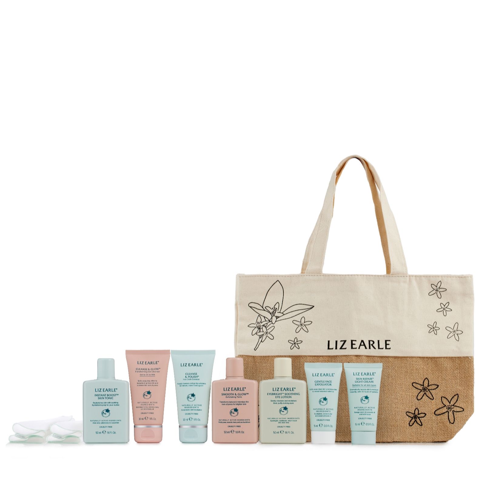 Liz Earle 7 Piece Botanical Weekend Away Travel Collection - QVC UK