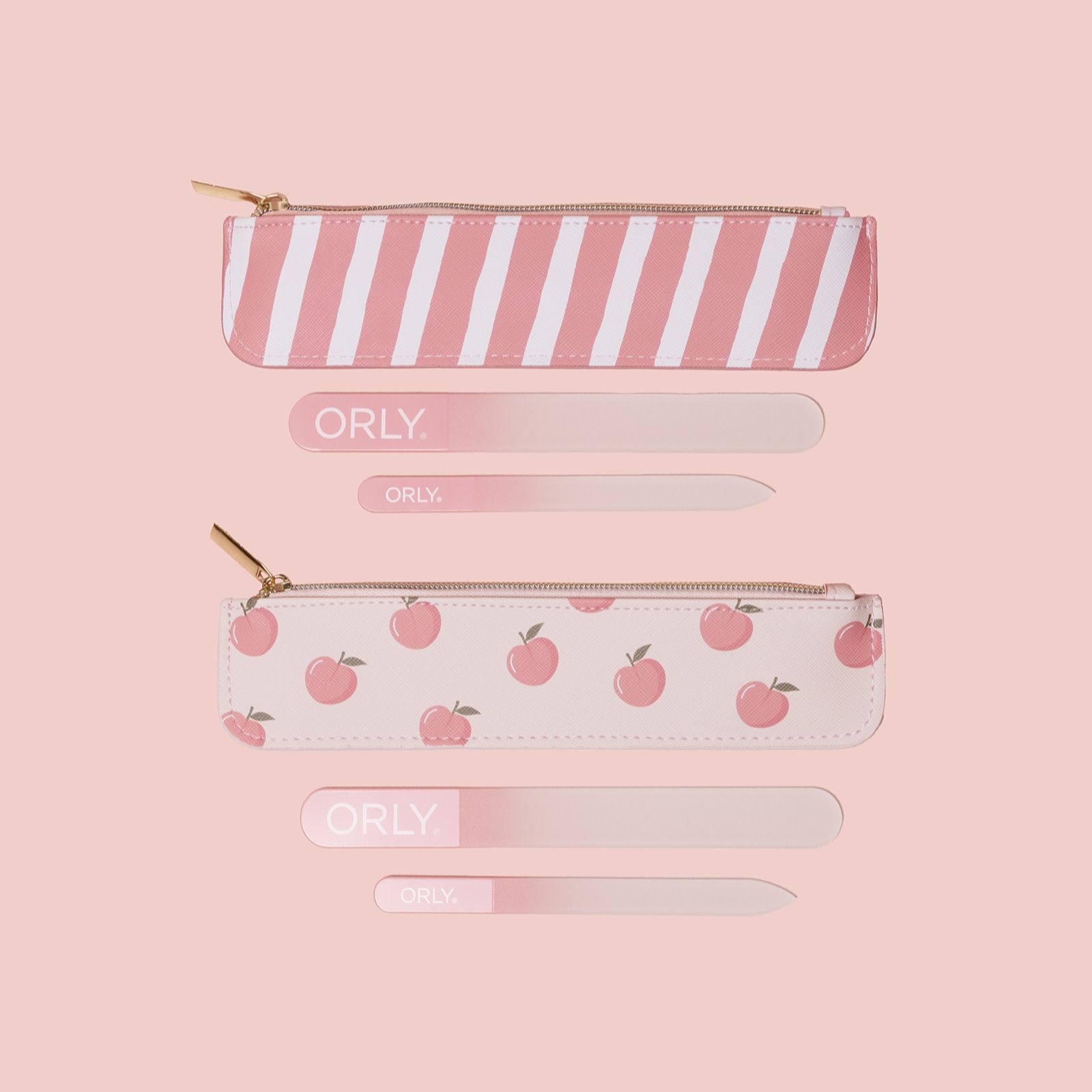ORLY Peaches and Cream Crystal Nail File Duo - QVC UK