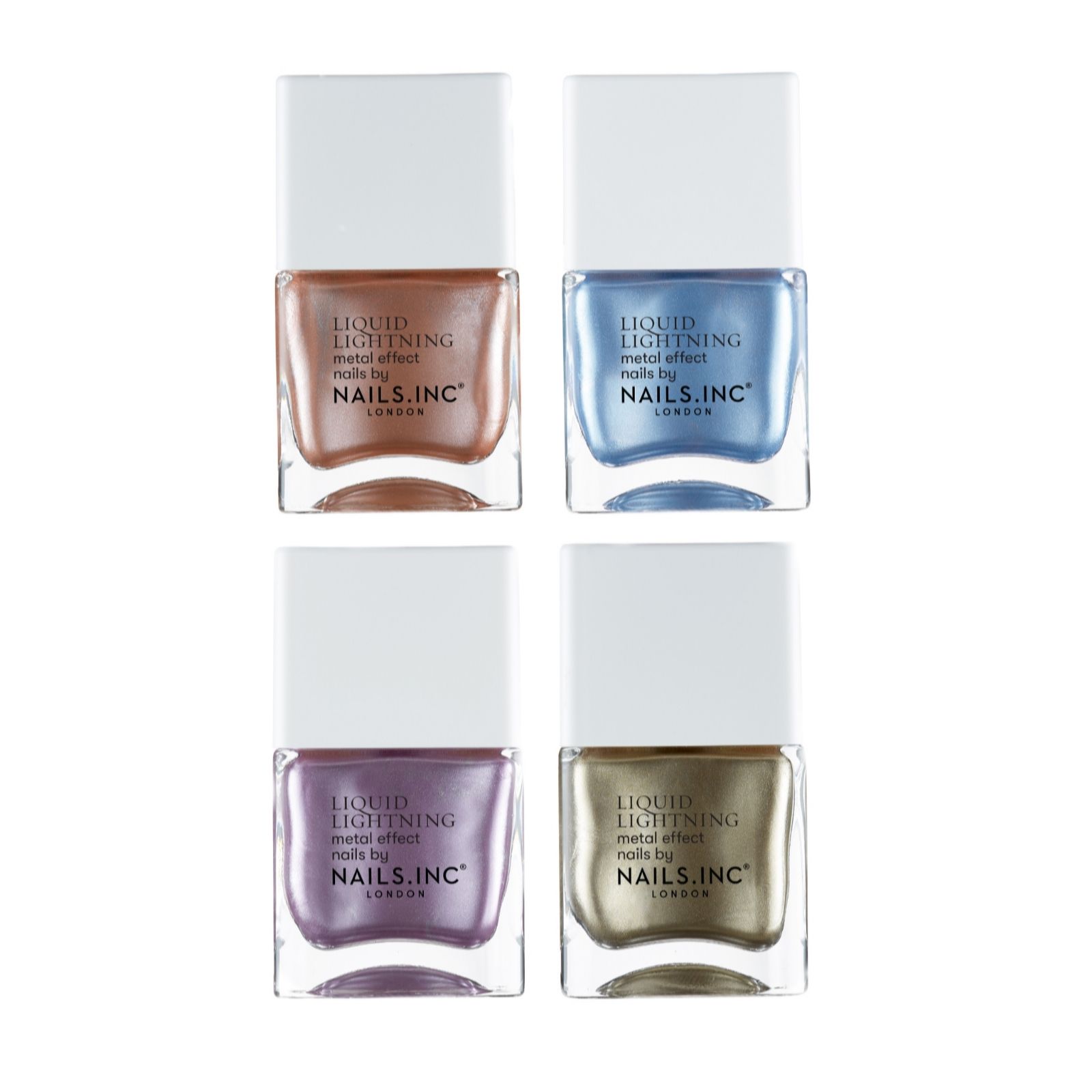 Nails Inc 4 Piece Liquid Lighting Collection - QVC UK