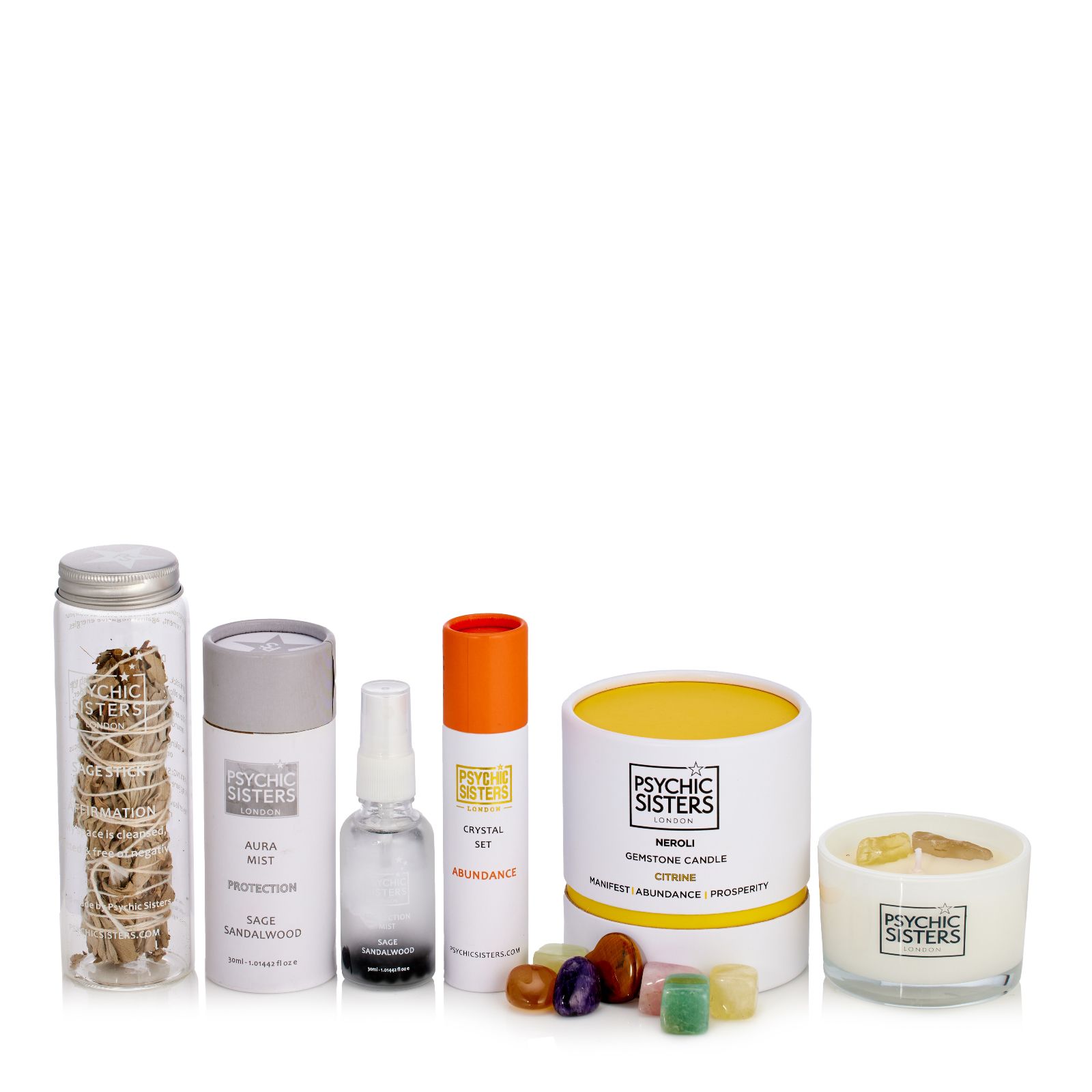 Psychic Sisters Abundance and Wellbeing 4 Piece Bundle - QVC UK