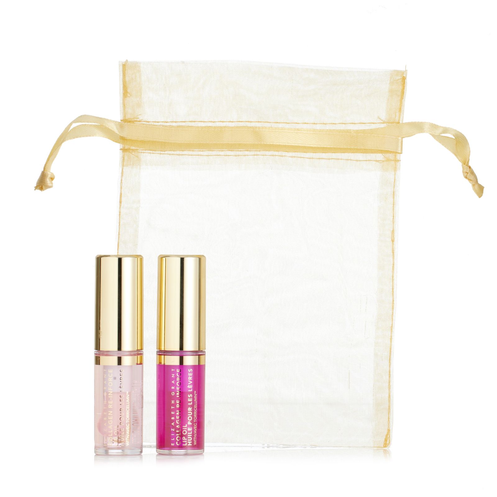 Elizabeth Grant Collagen Lip Plumping & Smoothing Lip Oils - QVC UK