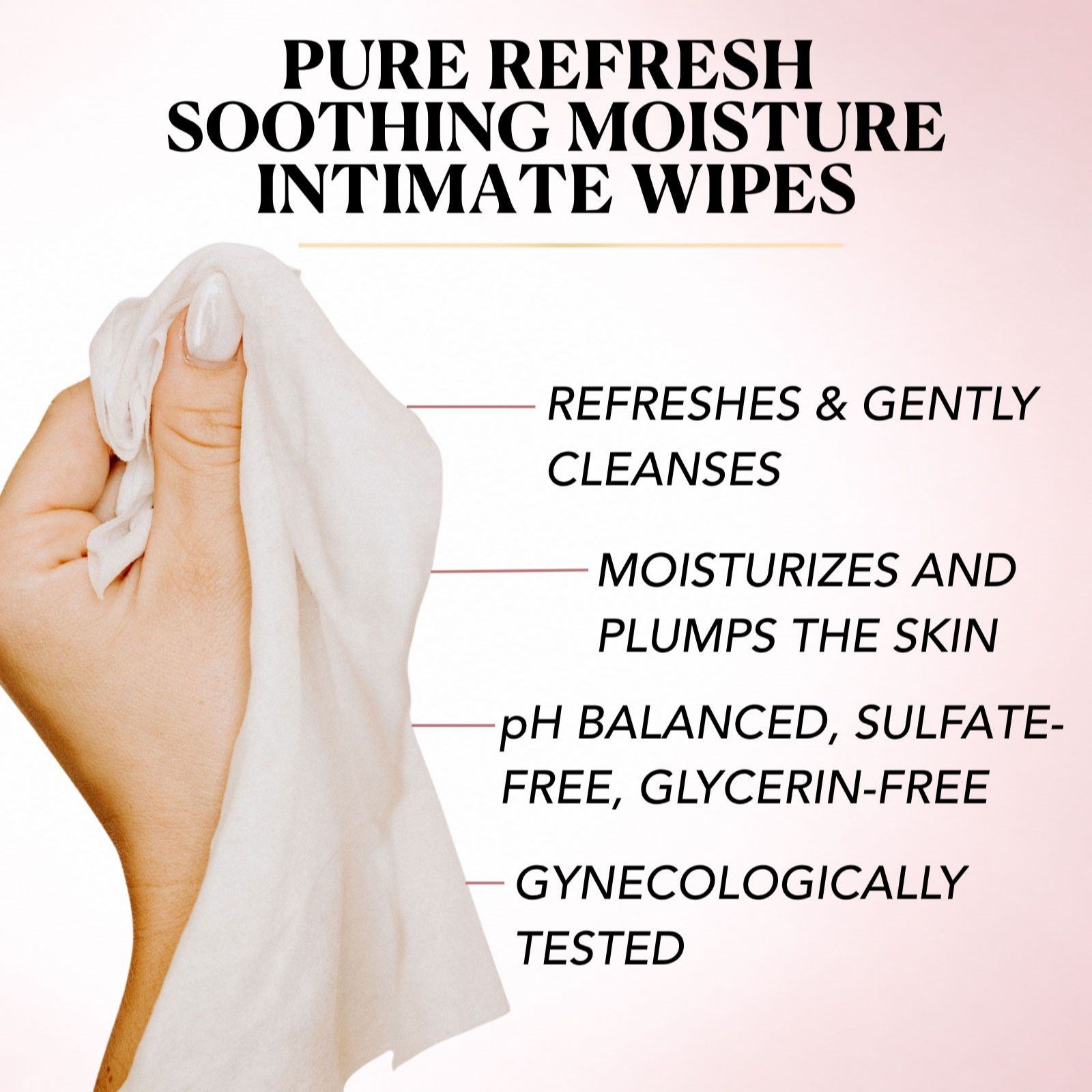Nakery Beauty Pure Refresh Soothing Moisture Wipes 3 x 30 Piece - QVC UK