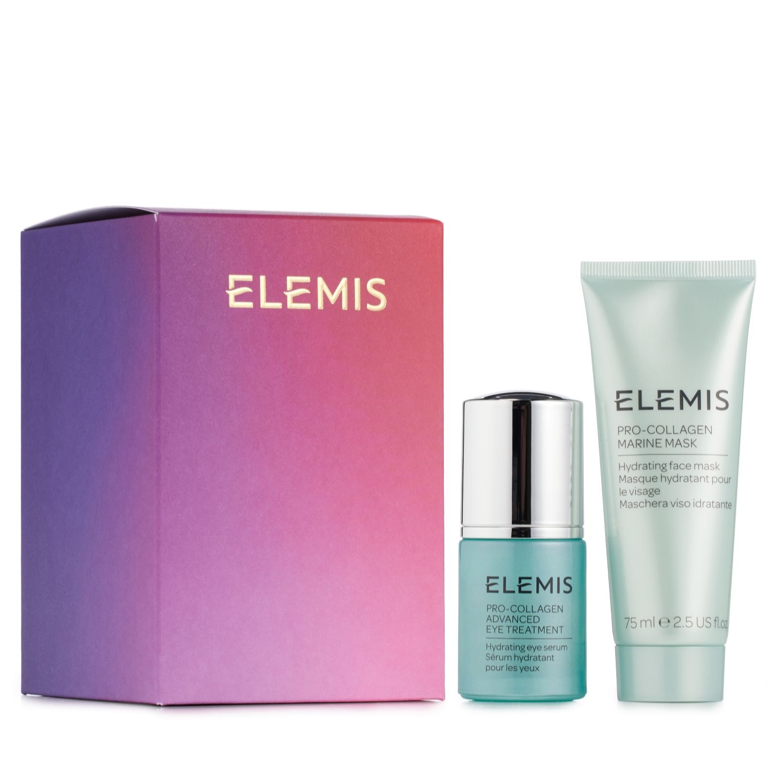 Elemis 2 Piece Pro-Collagen Treatment Gift Set - QVC UK