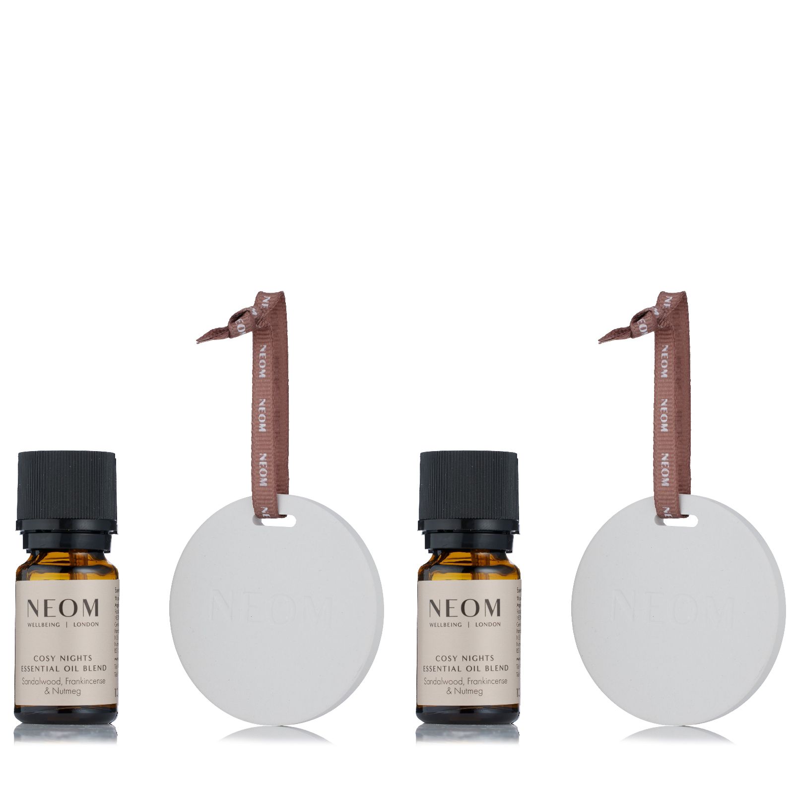 NEOM Wellbeing Ceramic Diffuser & Oil Duo - QVC UK