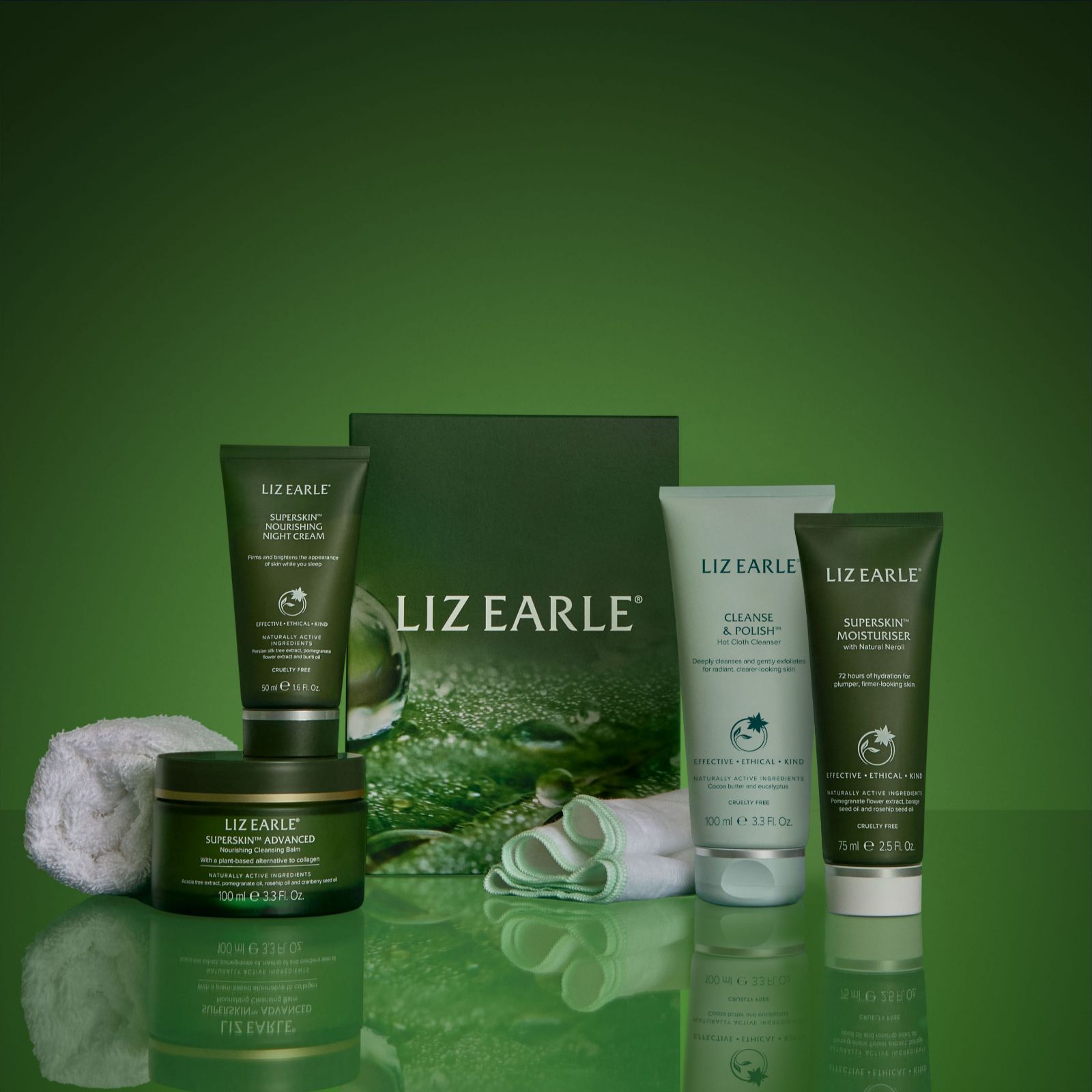 Liz Earle Superskin Skincare 4 Piece Collection - QVC UK