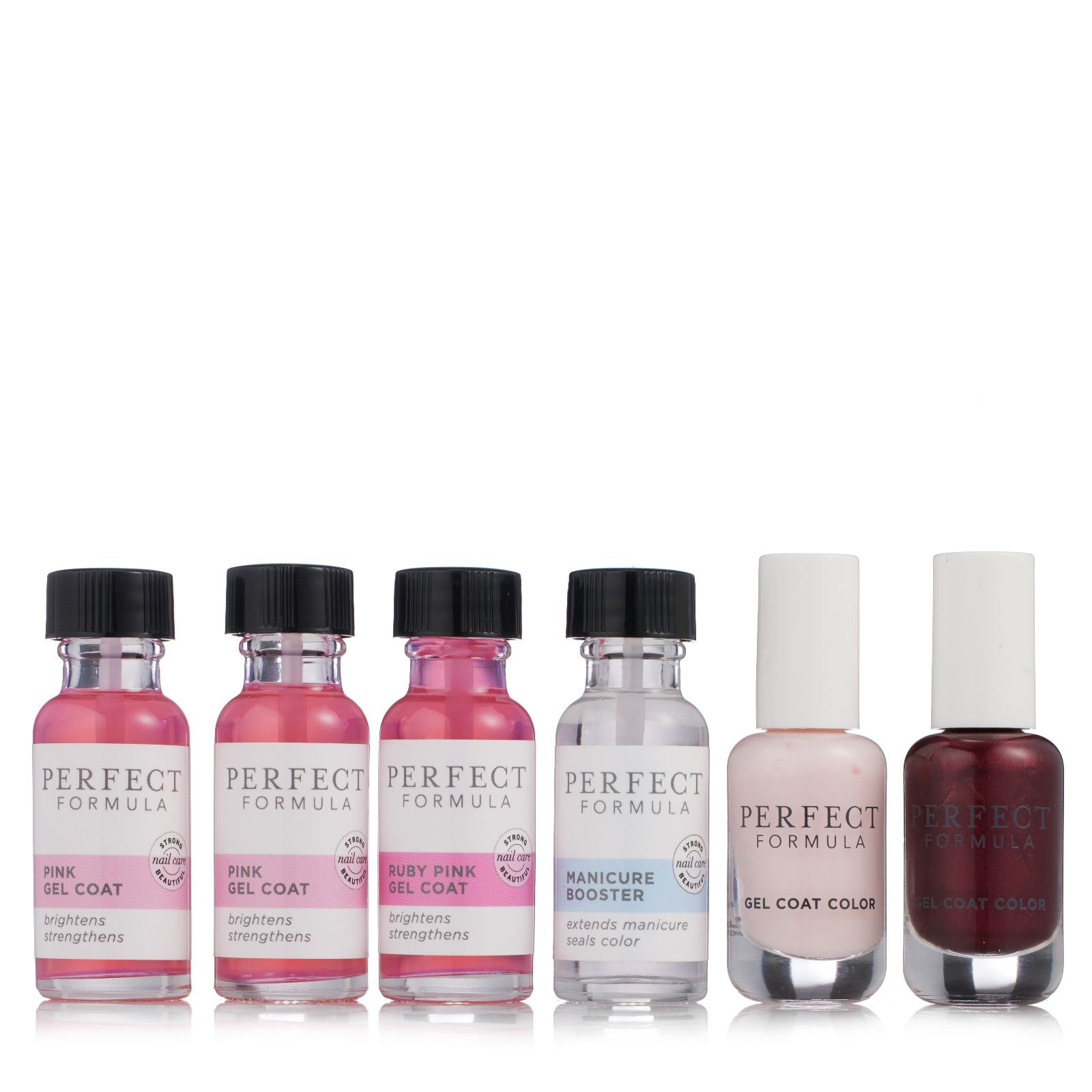 Perfect Formula 6 Piece Gel Coat & Manicure Booster Collection - QVC UK