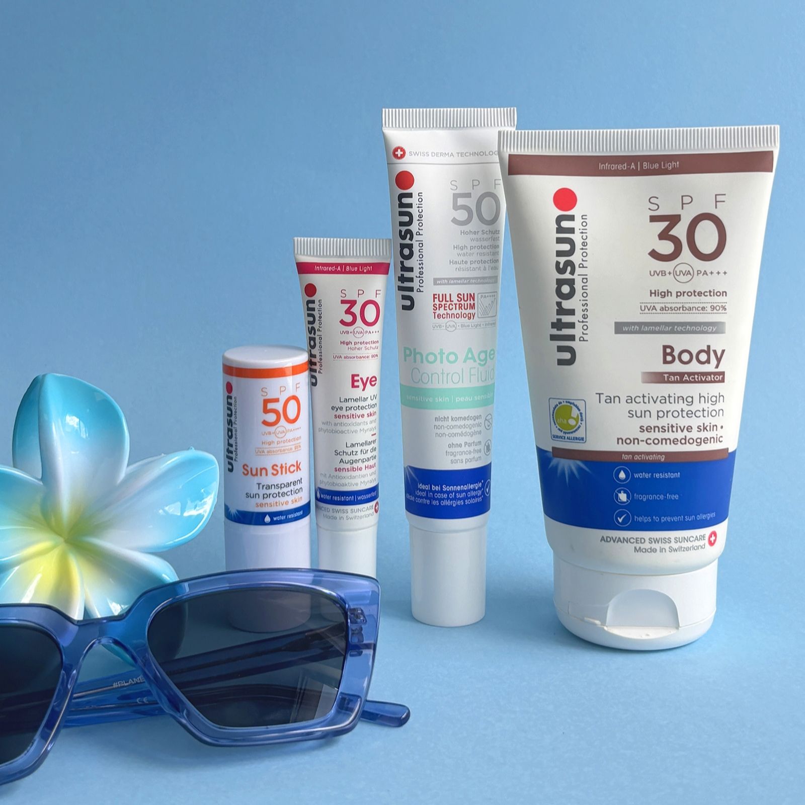 Ultrasun 4 Piece Complete Face & Body Suncare Collection - QVC UK