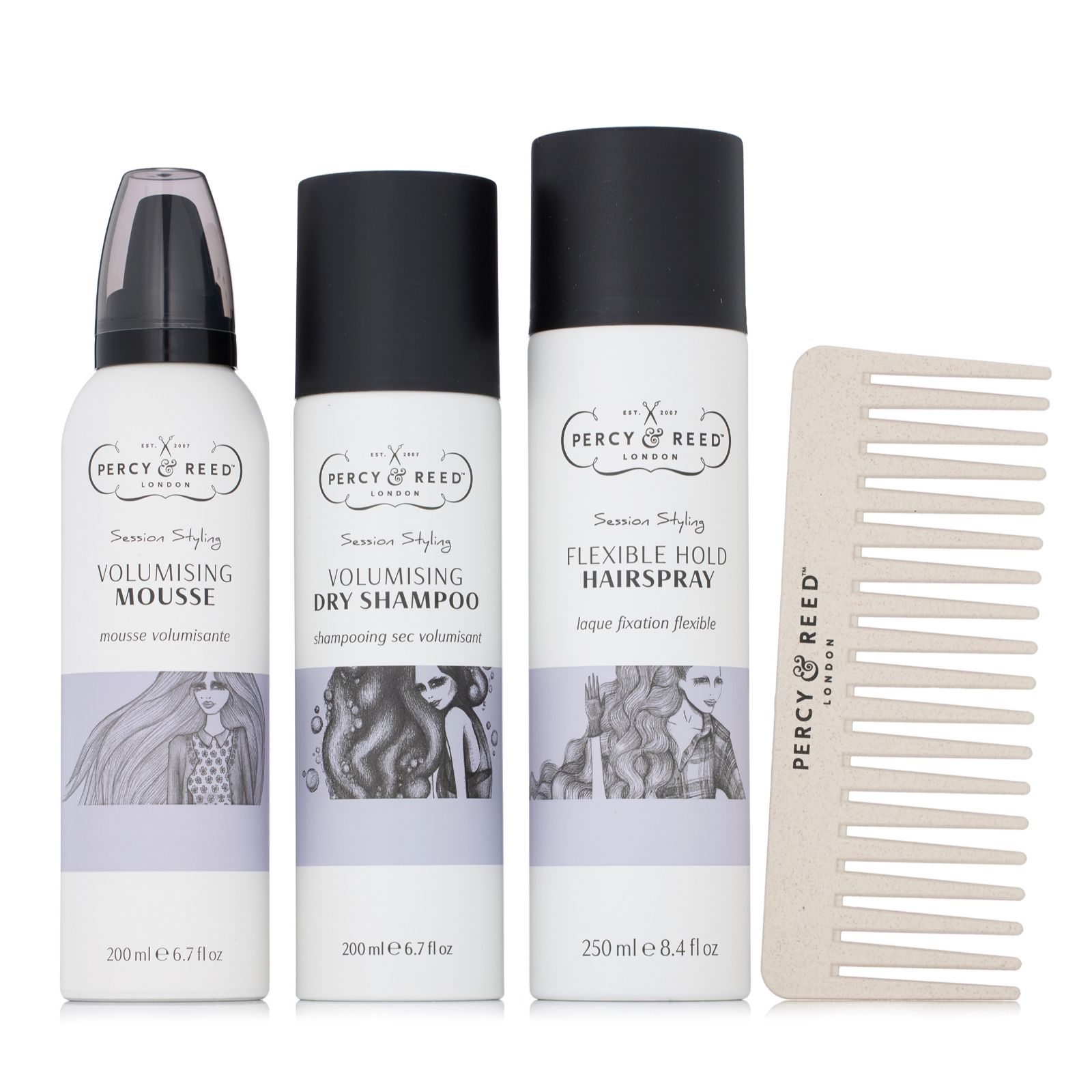 Percy & Reed Full Hair Styling Set with Bag - QVC UK