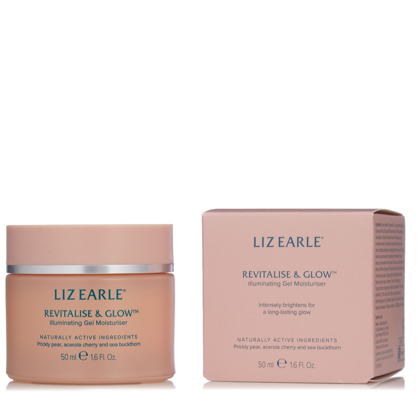 Liz Earle Revitalise & Glow Illuminating Gel Moisturiser 50ml - QVC UK