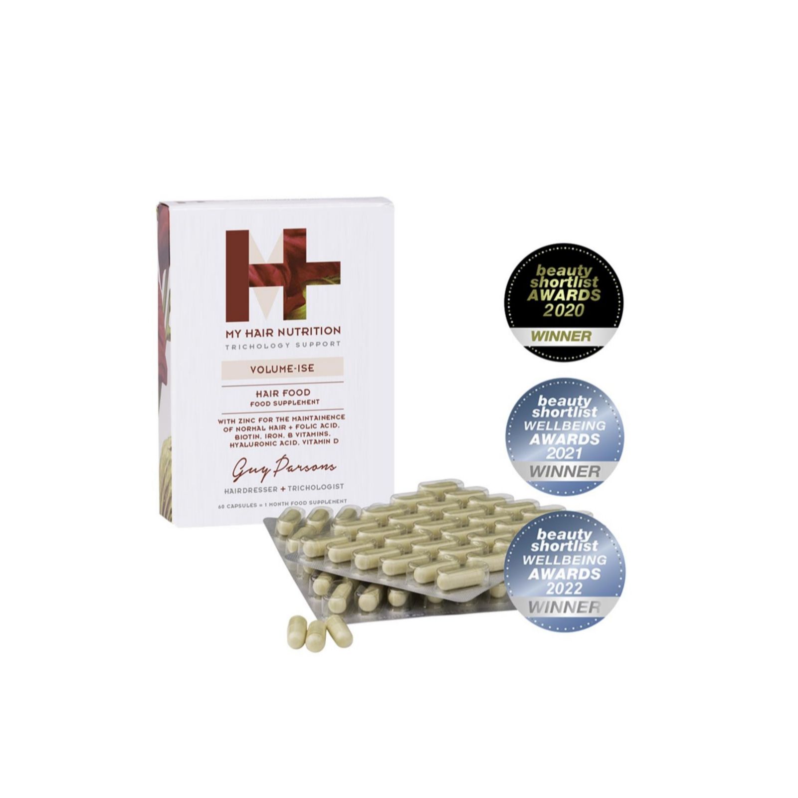 My Hair Doctor Volume 12 Month Supplements Set - QVC UK