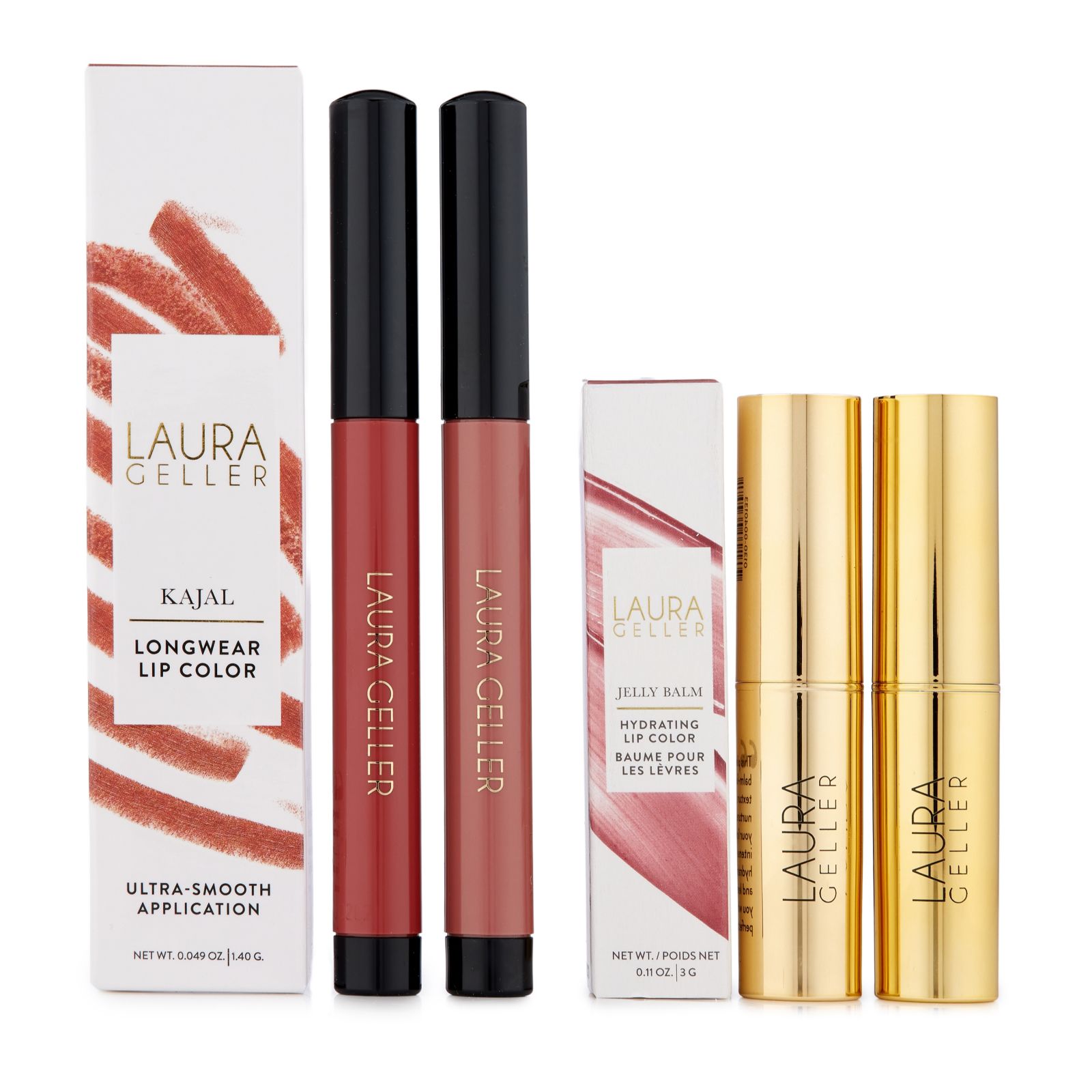 Laura Geller 4 Piece Lip Collection - QVC UK