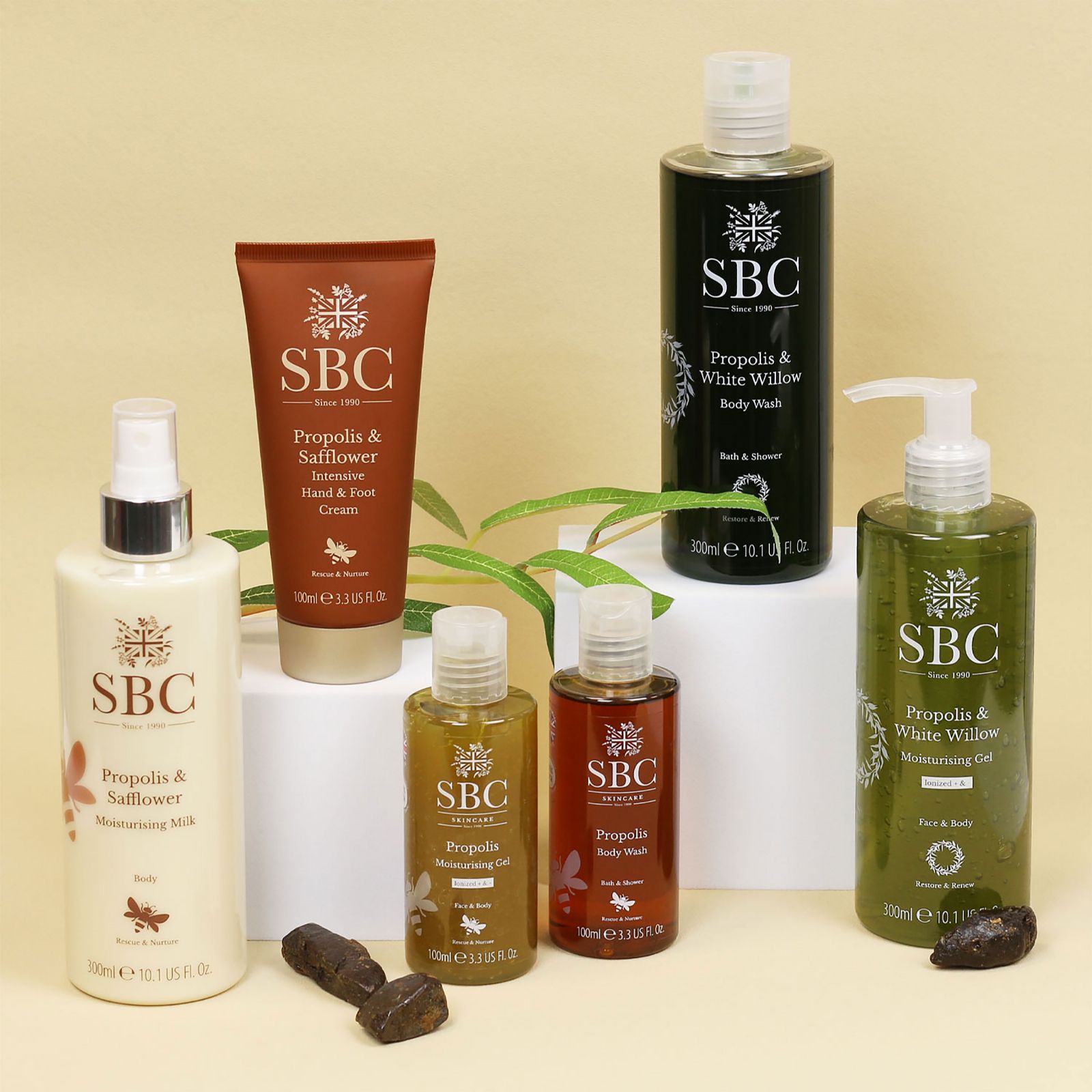 SBC 5 Piece Propolis Face and Body collection - QVC UK
