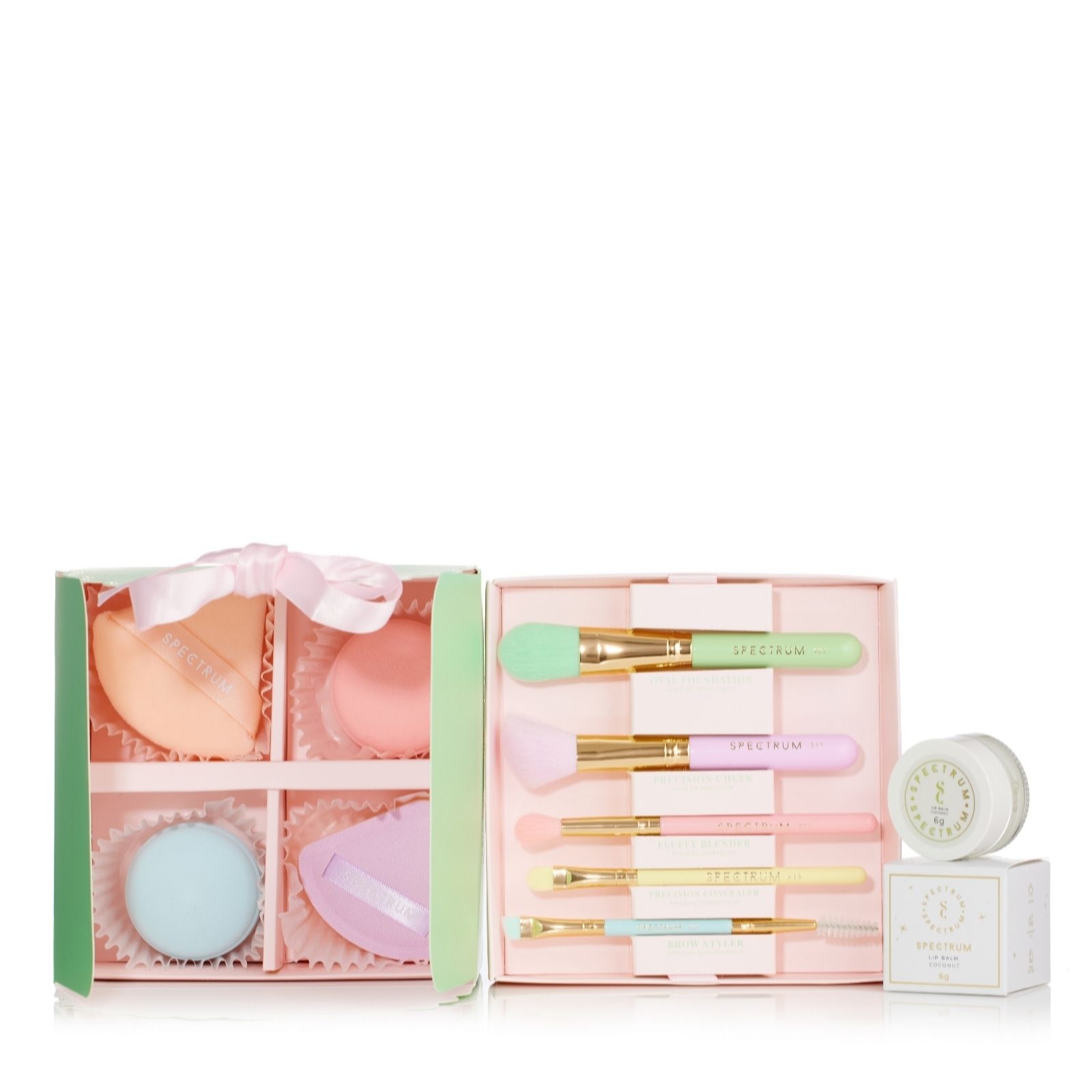 Spectrum Collections Patisserie Box Brush set with Lip Balm - QVC UK