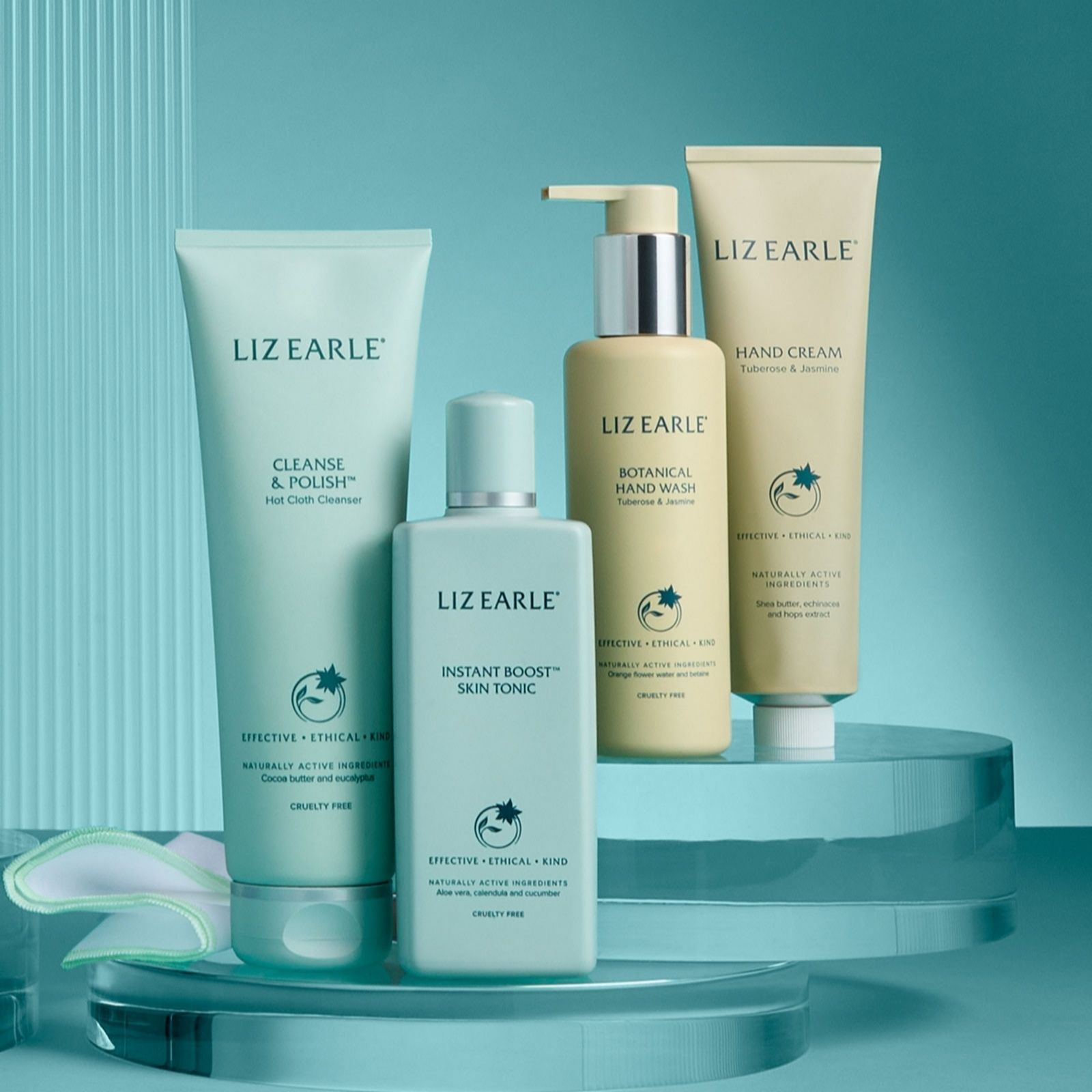 Liz Earle 4 Piece Skin Repair & Hand Care Collection - QVC UK