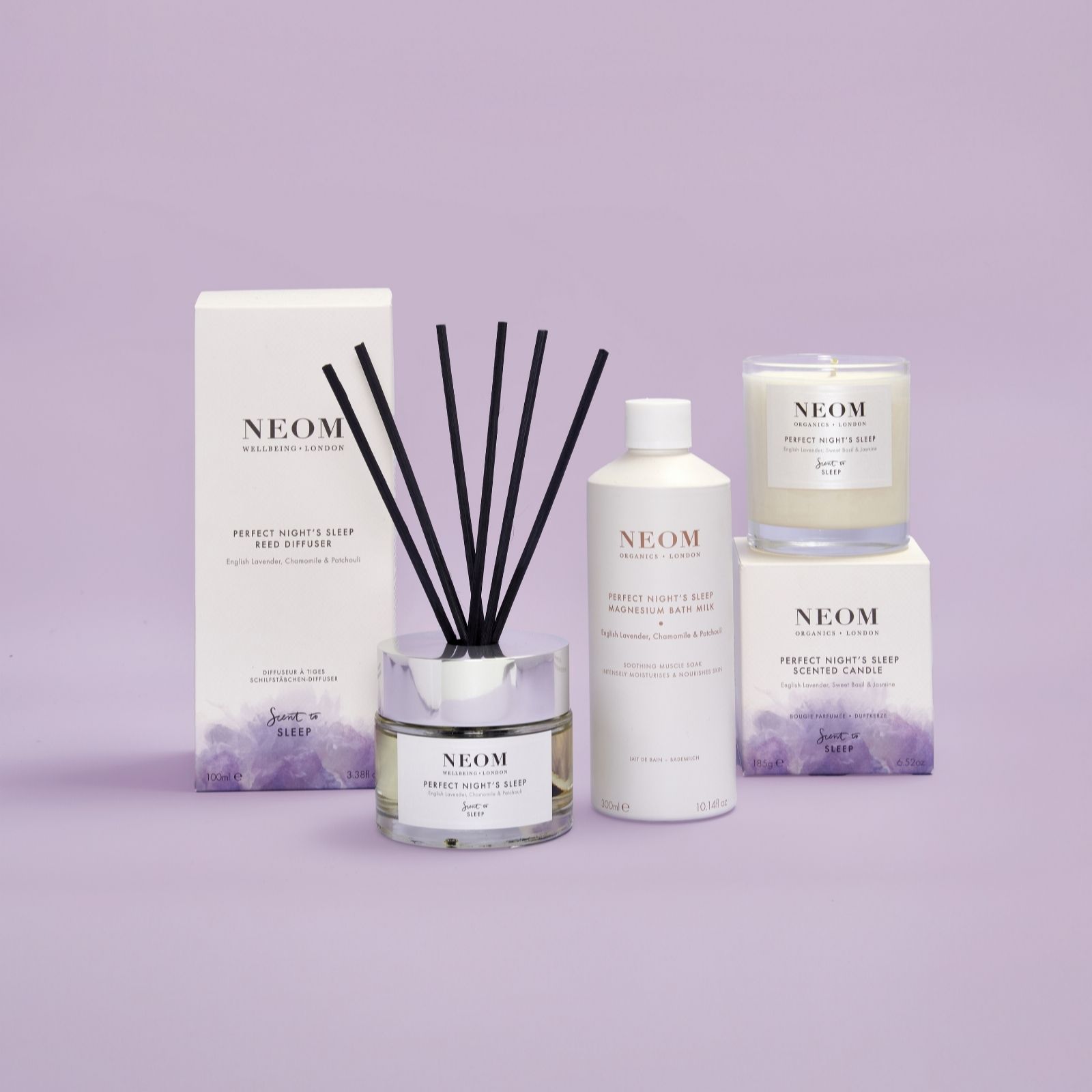 Neom 3 Piece Bath & Home Wellbeing Collection - QVC UK