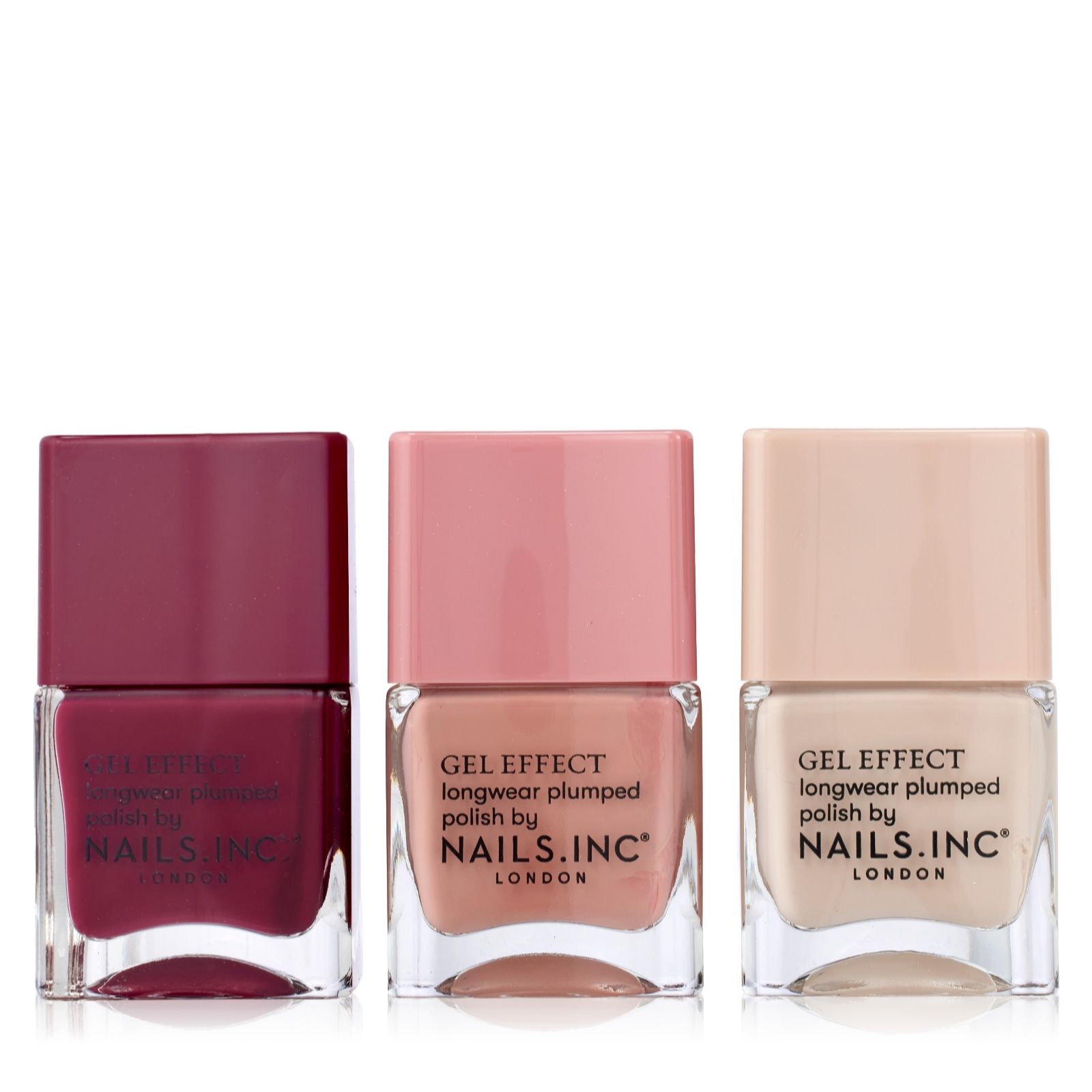 Nails Inc Autumn Gel Effect Trio - QVC UK