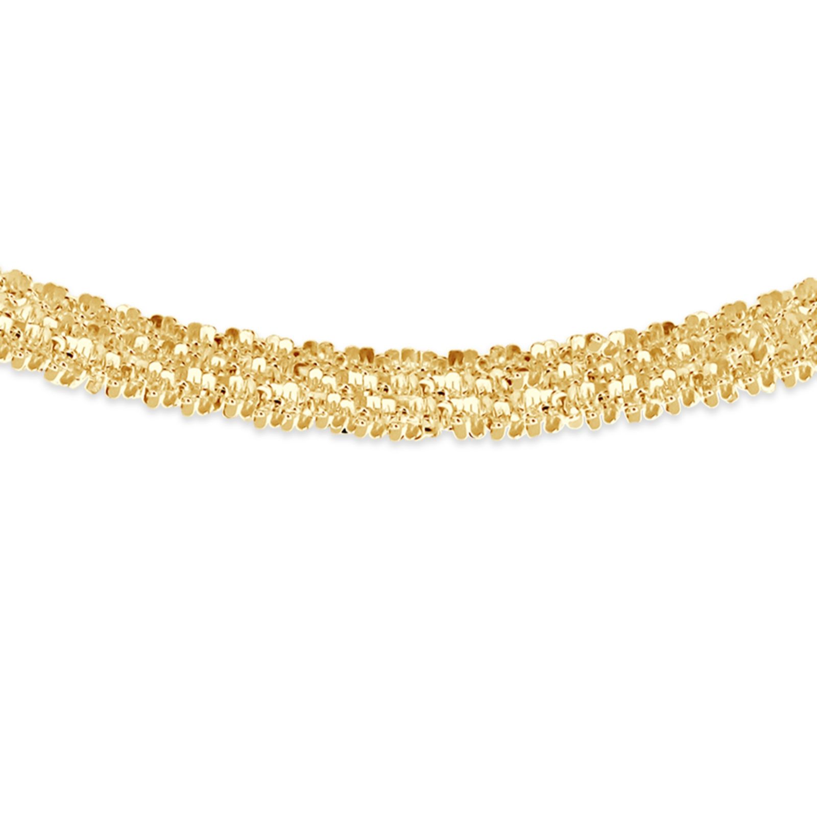 Faith & Brown Italian Crafted Sterling Silver Triple Tocalle Chain ...