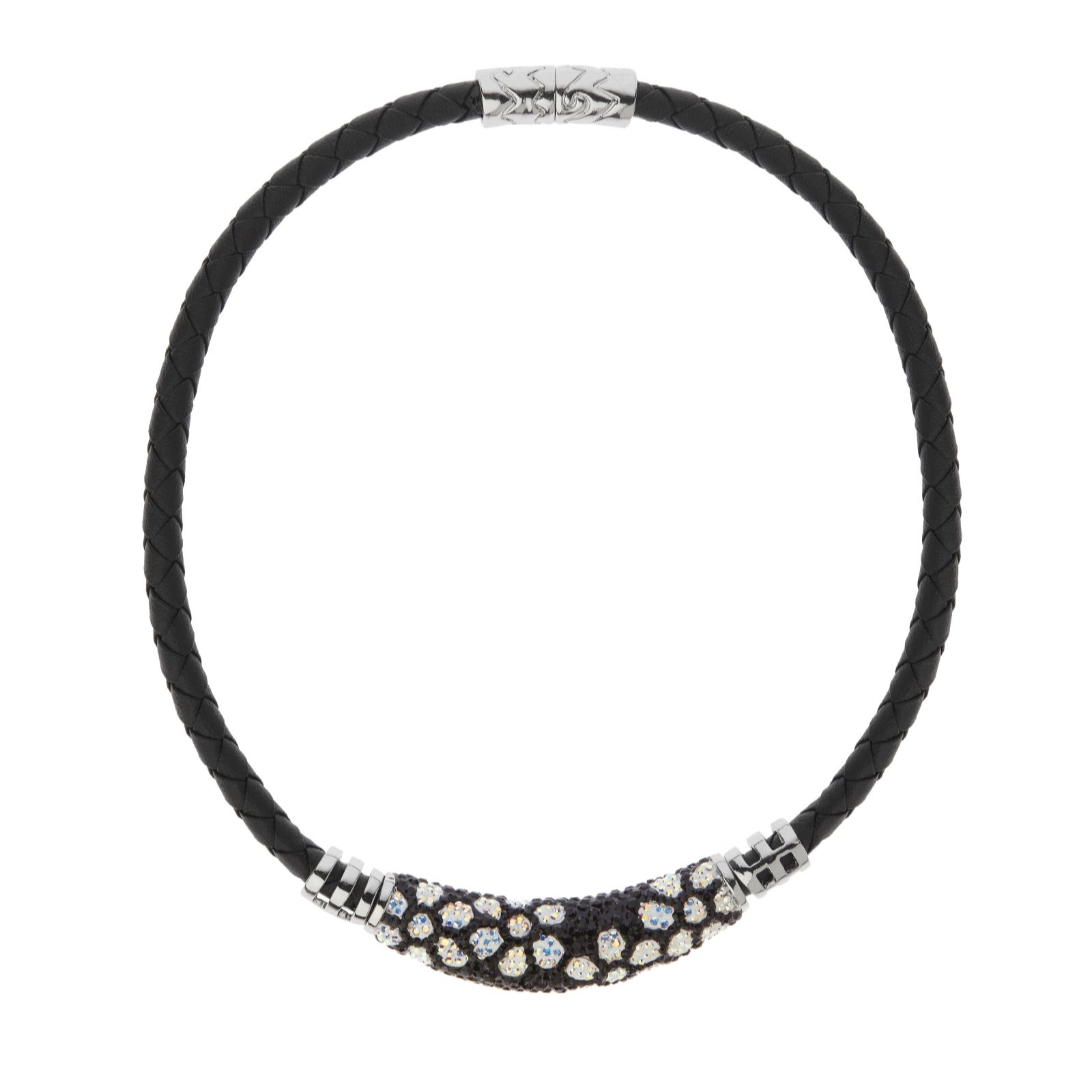 Butler Wilson Crystal Flower Cord 42cm Necklace QVC UK