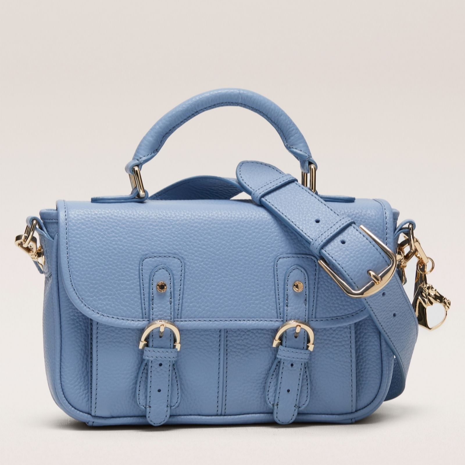 Outlet Paul Costello Cross-Body Leather Satchel Bag - QVC UK