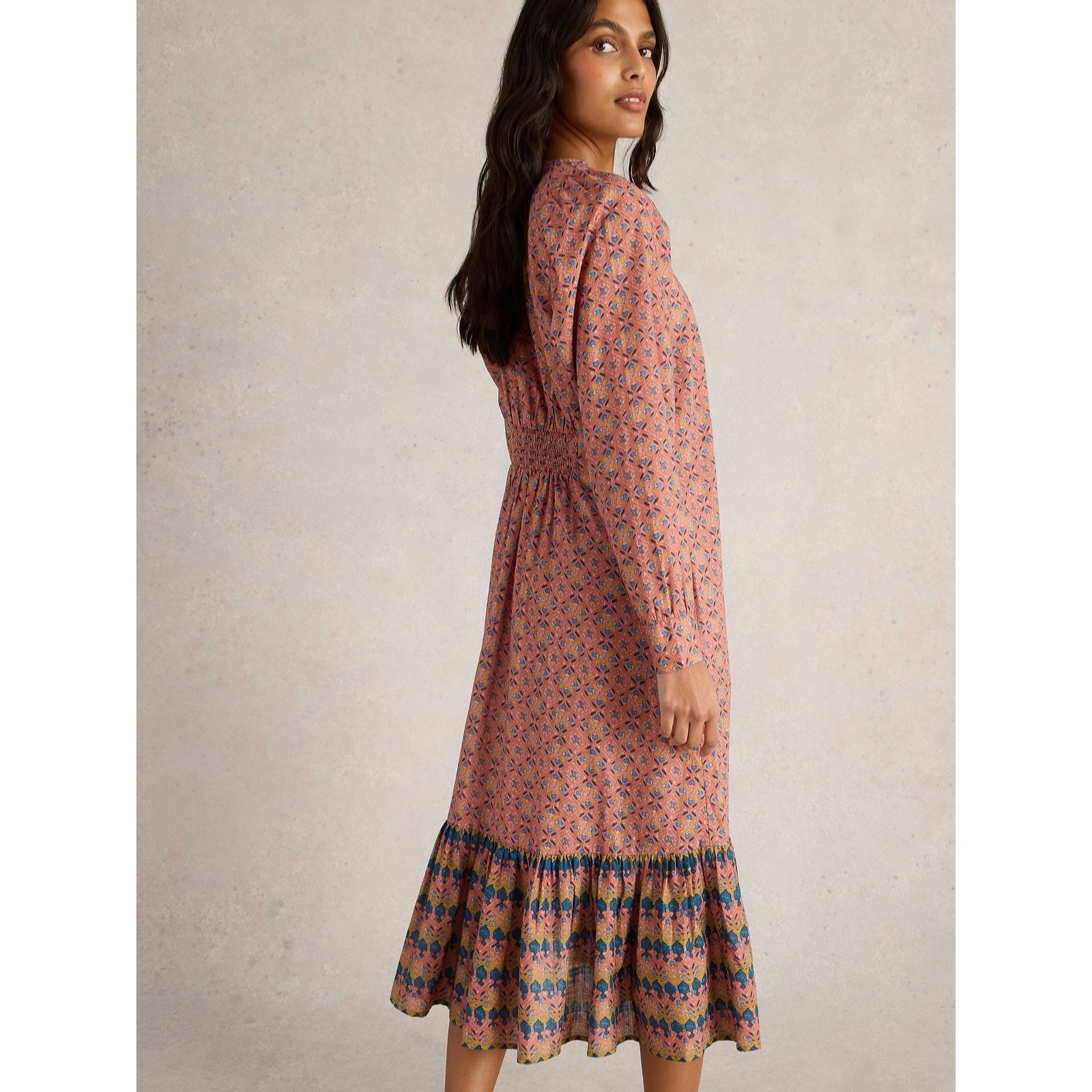 White Stuff Abigail Embroidered Dress - QVC UK