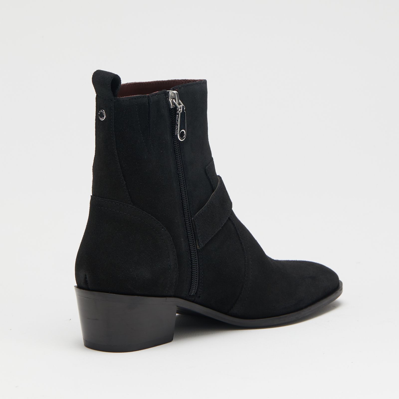 Radley Buckle Suede Western Boot - QVC UK