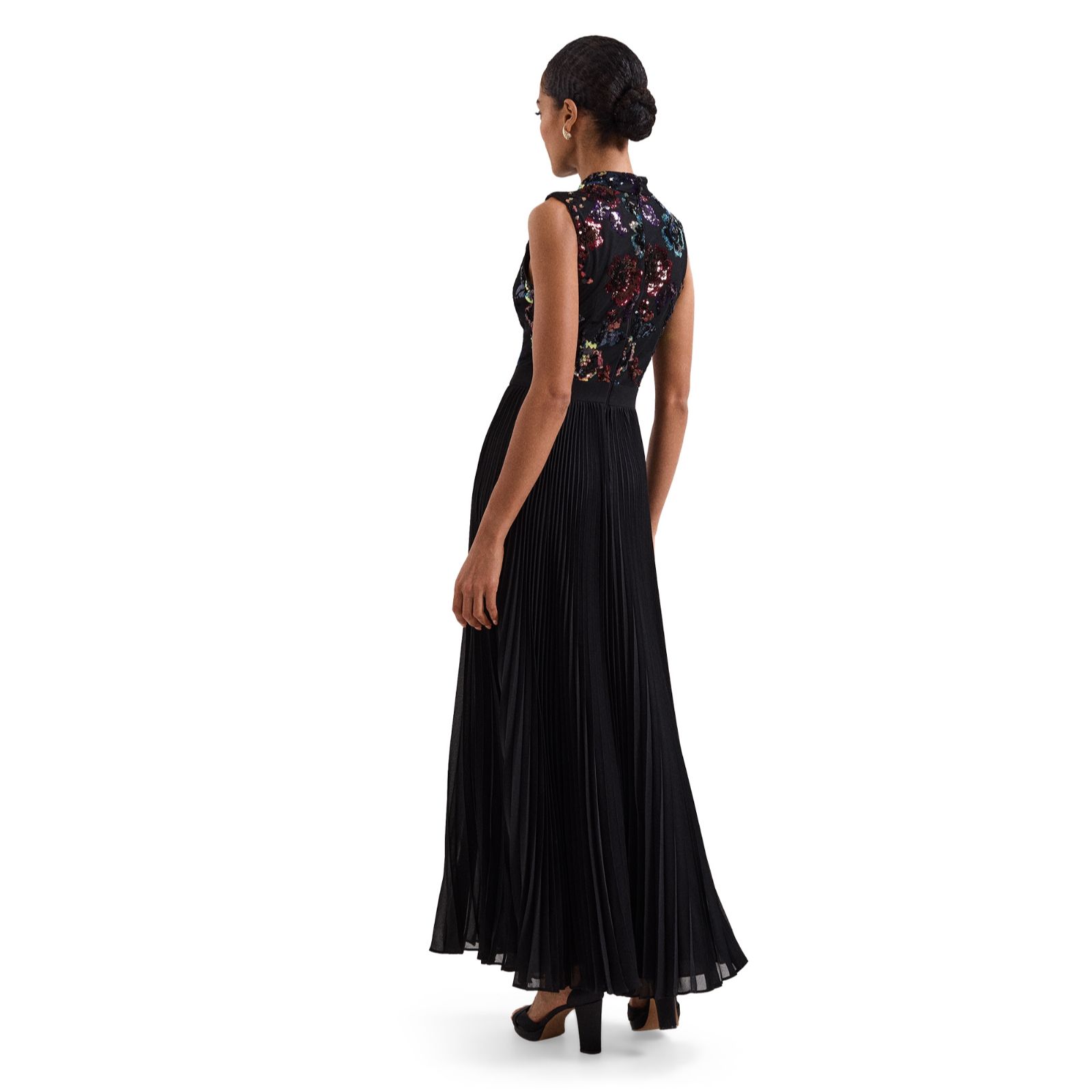 Phase Eight Lela Sequin Bodice Maxi Dress Standard - QVC UK