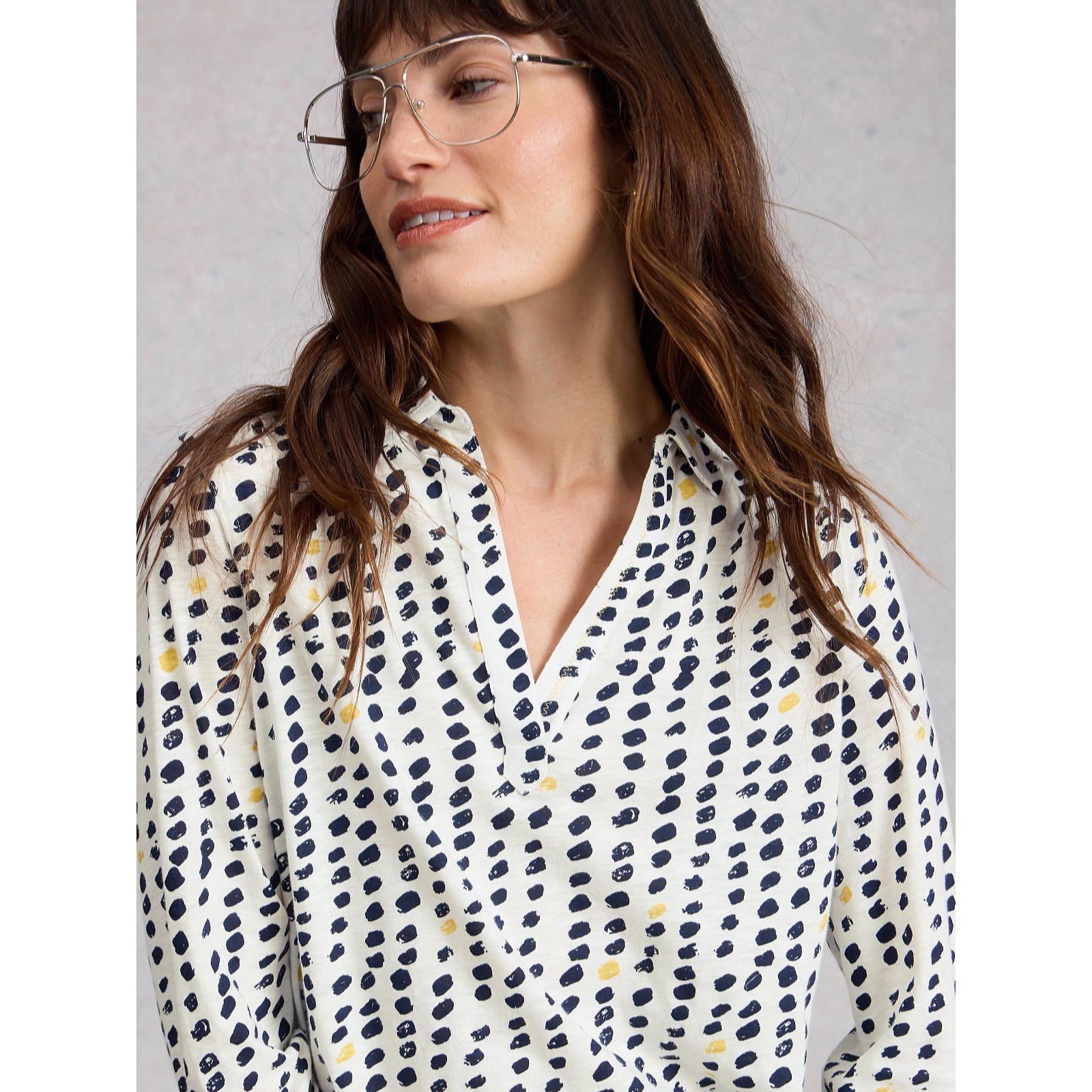 White Stuff Allie Jersey Shirt - QVC UK