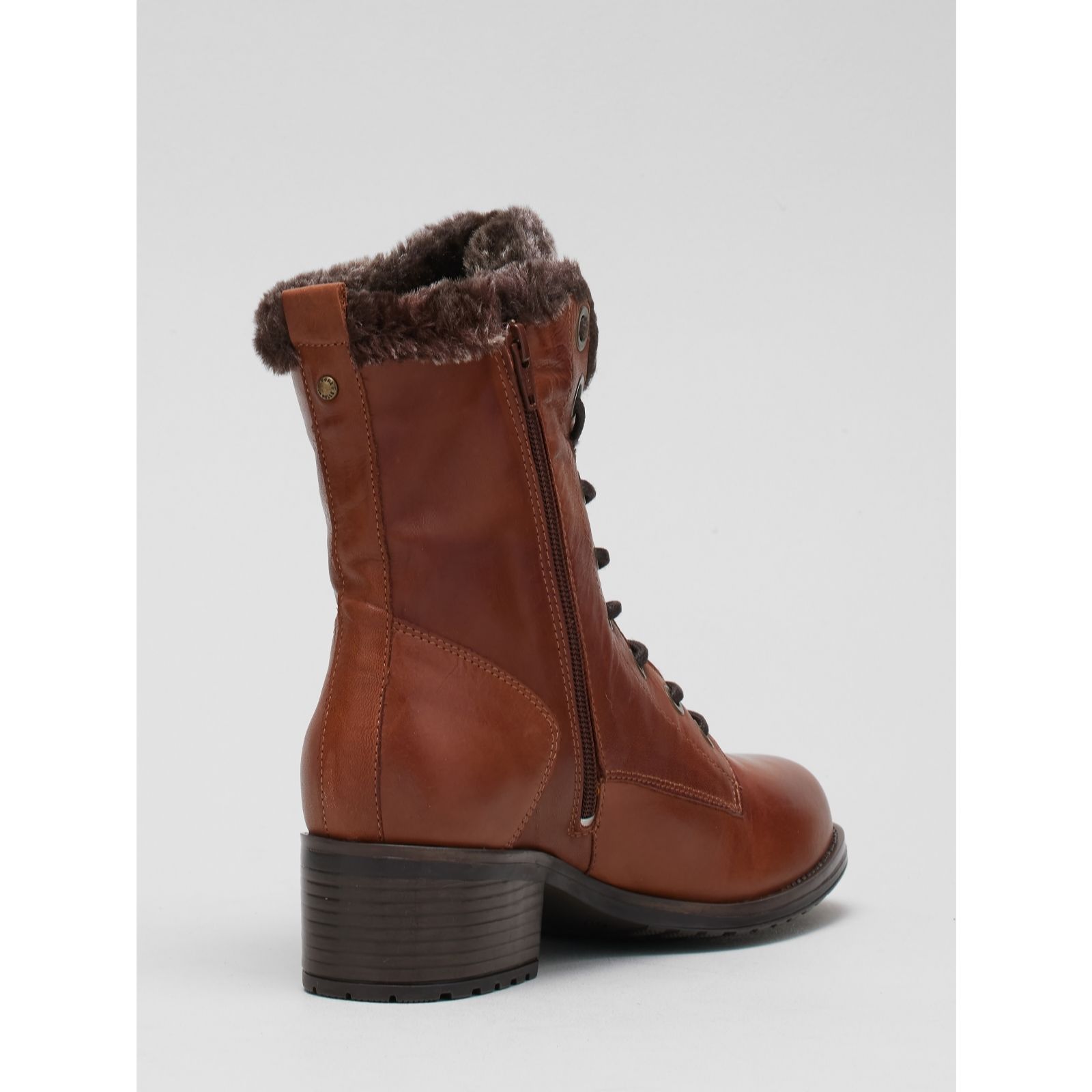 Outlet Moda in Pelle Alpinne Lace up Boot - QVC UK