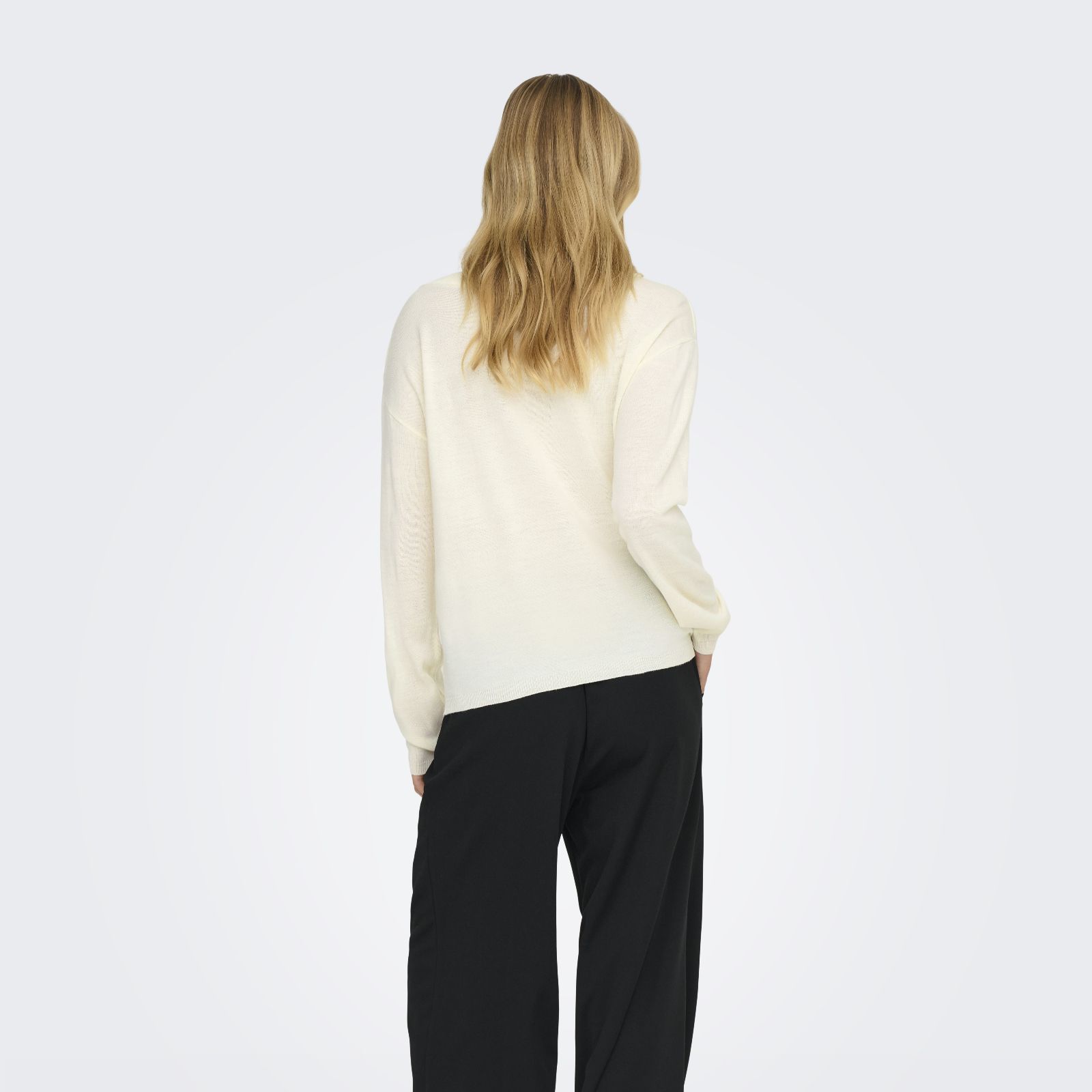 JDY Laura Button Detail Knitted Jumper - QVC UK