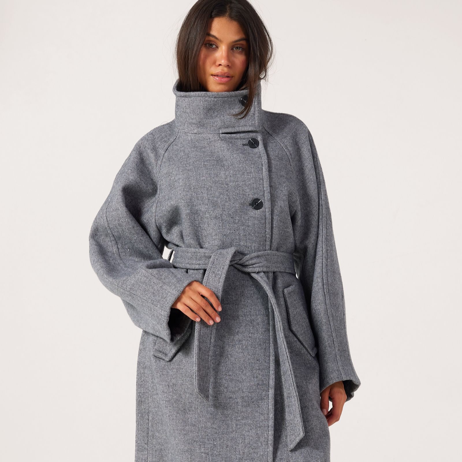 ICHI Gaziva Coat - QVC UK
