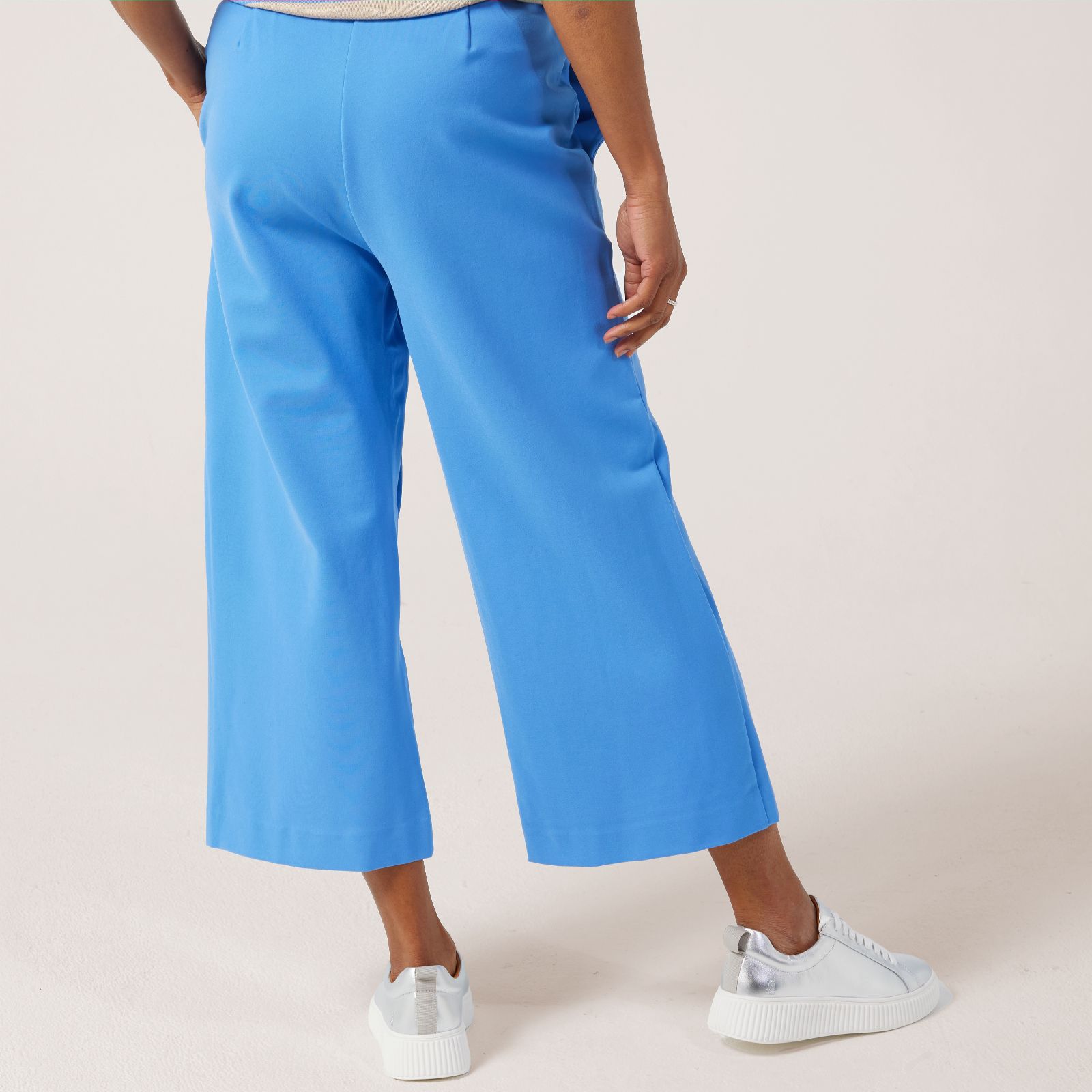 Masai Copenhagen Piri Ponto Di Roma Wide Leg Cropped Stretch Trouser ...