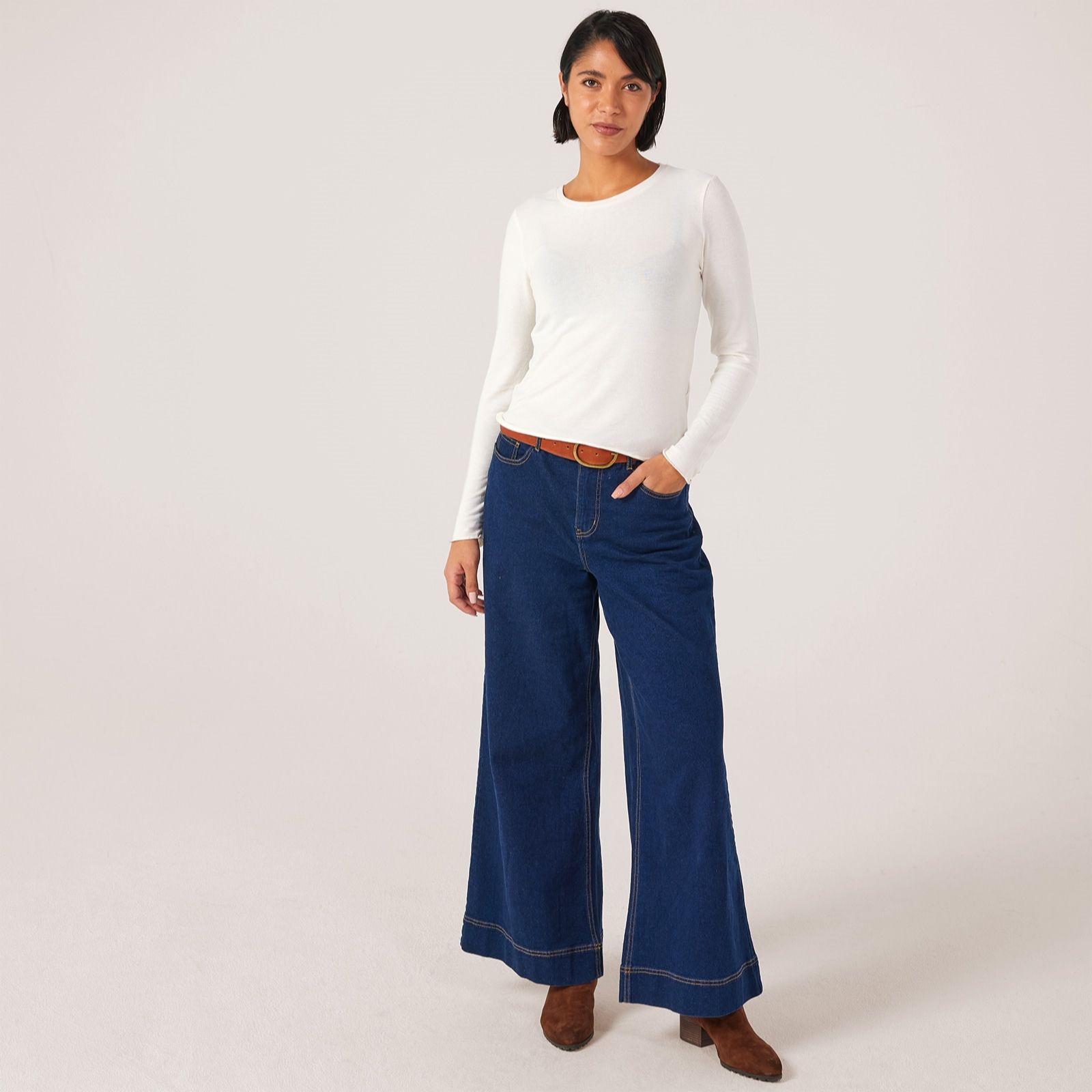 Only Virro Jersey Top - QVC UK