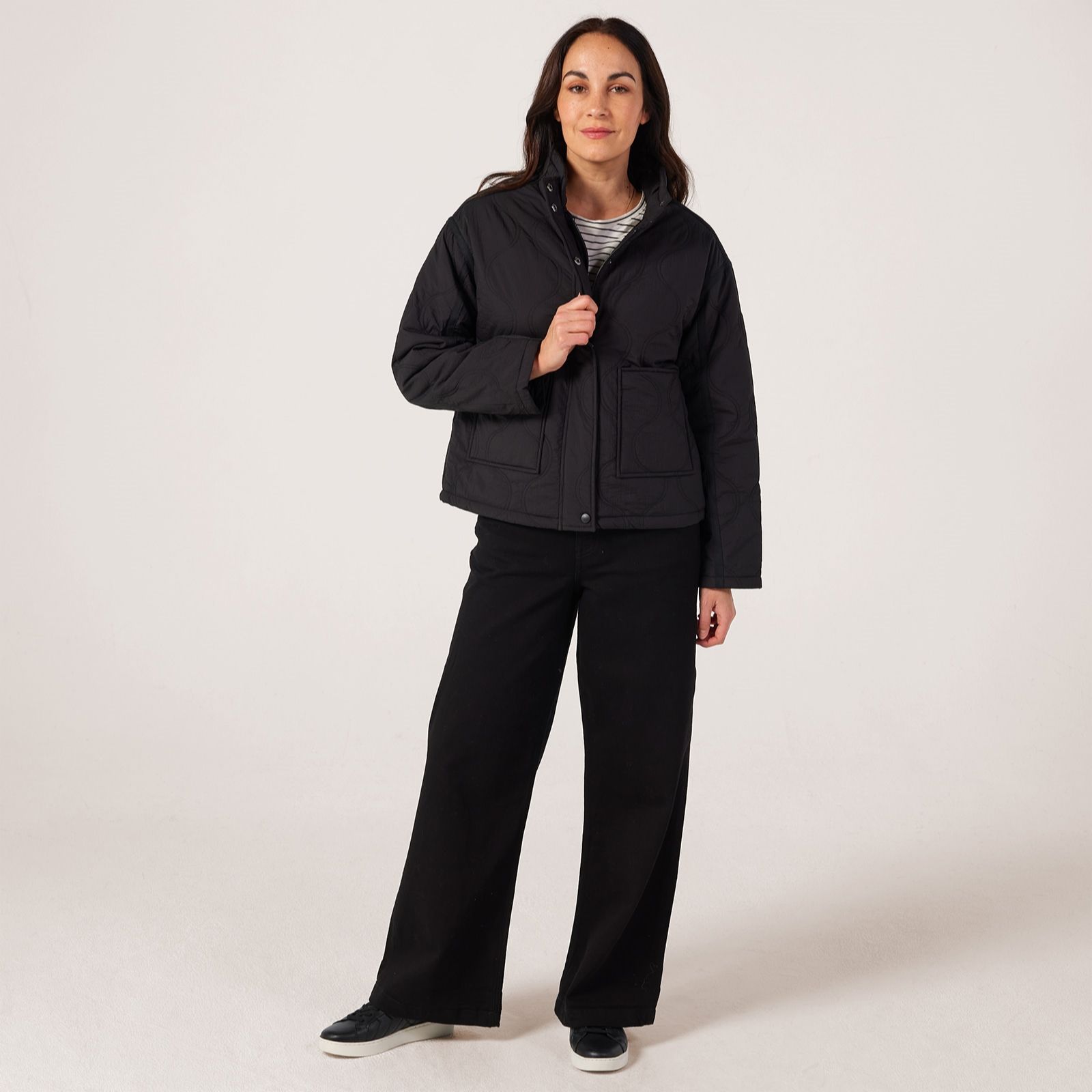 Centigrade Onion Quilt Short Padded Jacket - QVC UK