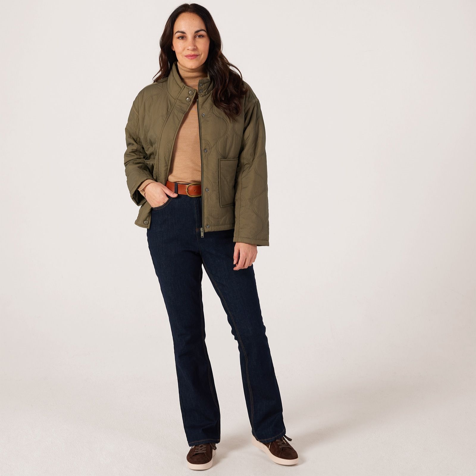 Centigrade Onion Quilt Short Padded Jacket - QVC UK