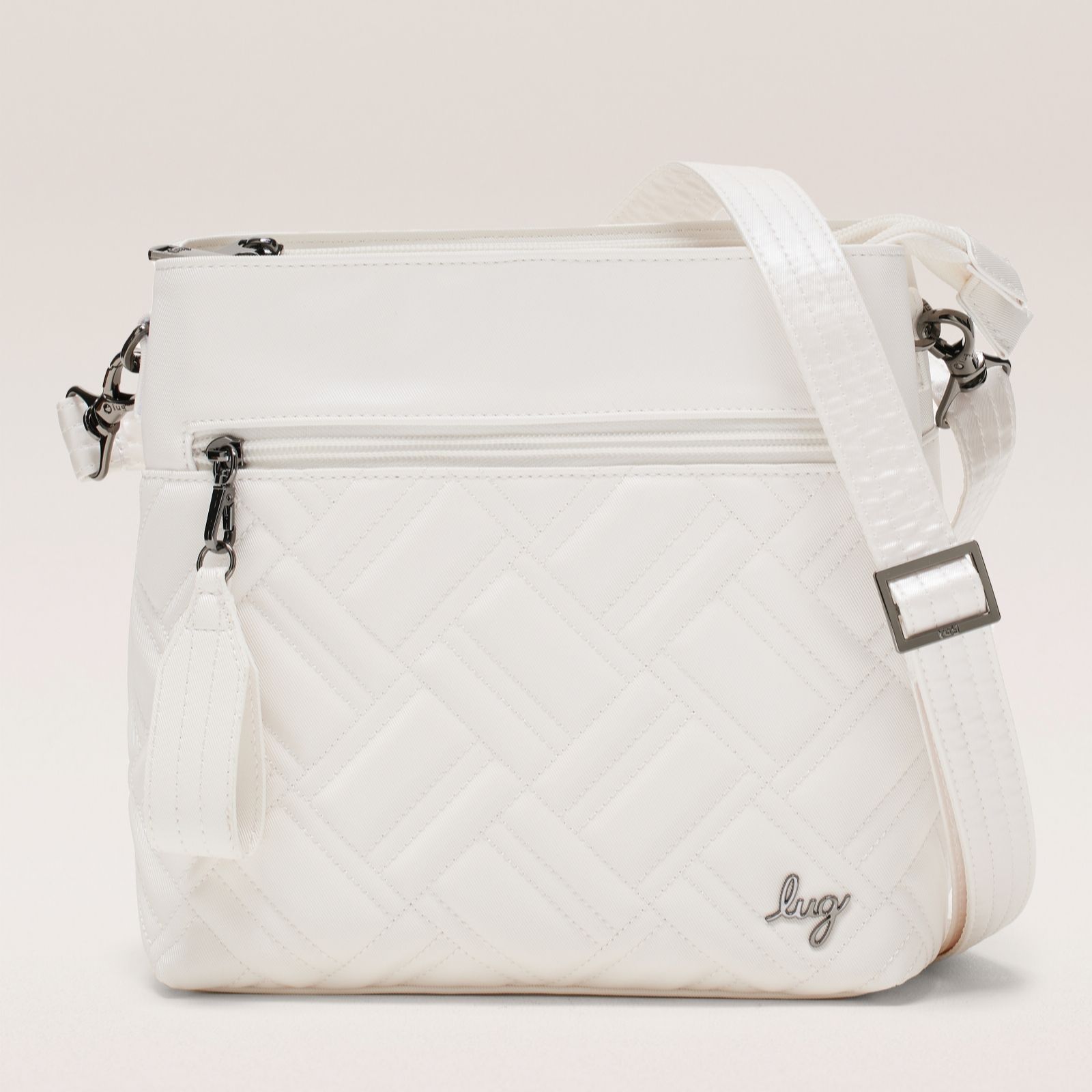 Outlet Lug Life Double Dip Satin Luxe Crossbody Bag - QVC UK