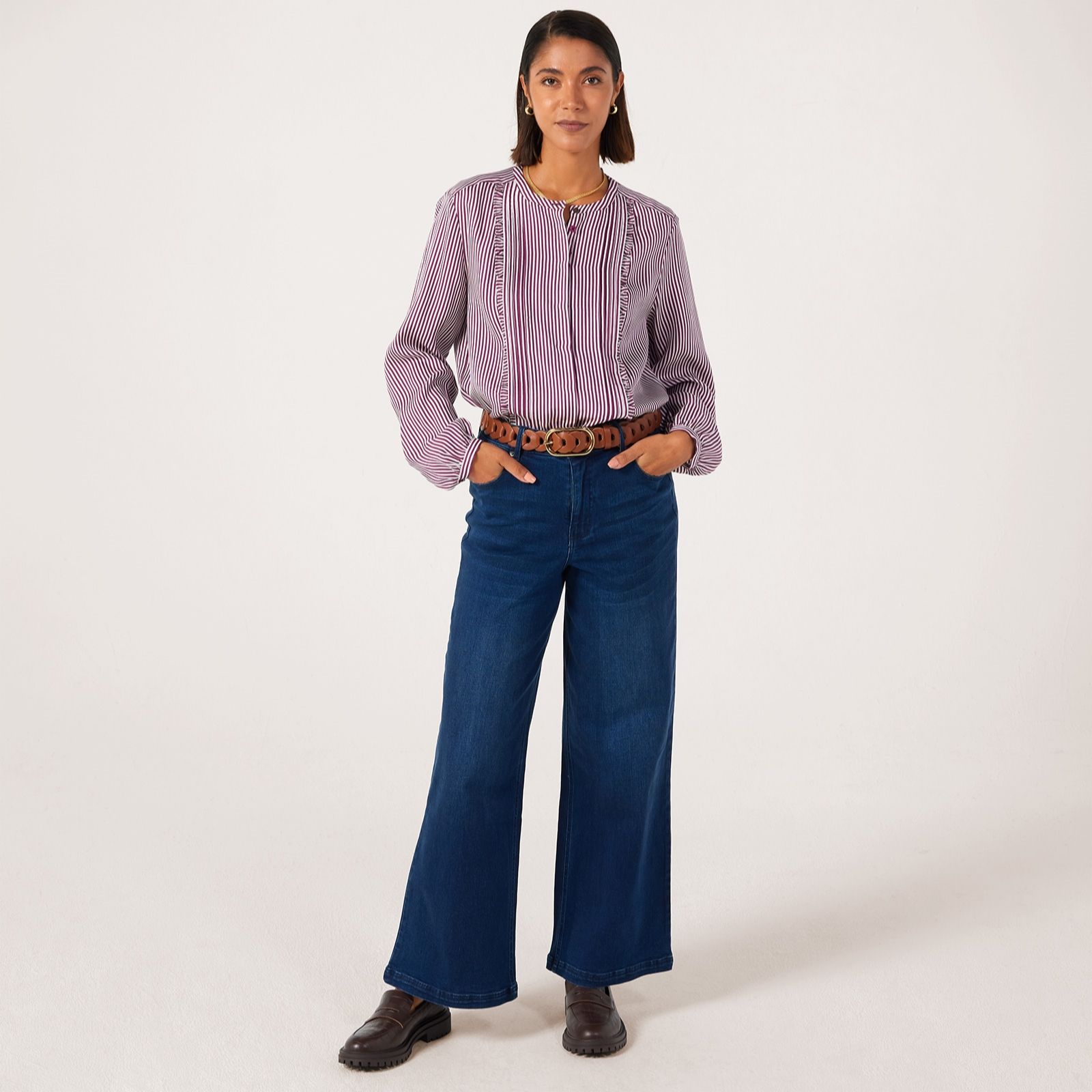 Ben de Lisi Wide Leg Jean Standard - QVC UK