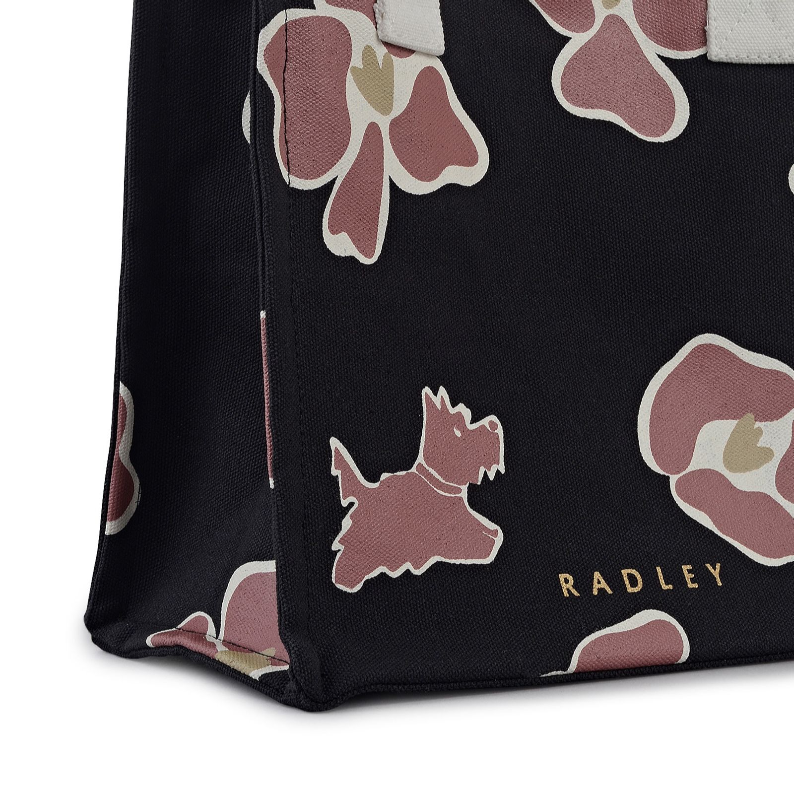 Radley Abstract Floral Canvas Grab Bag - QVC UK