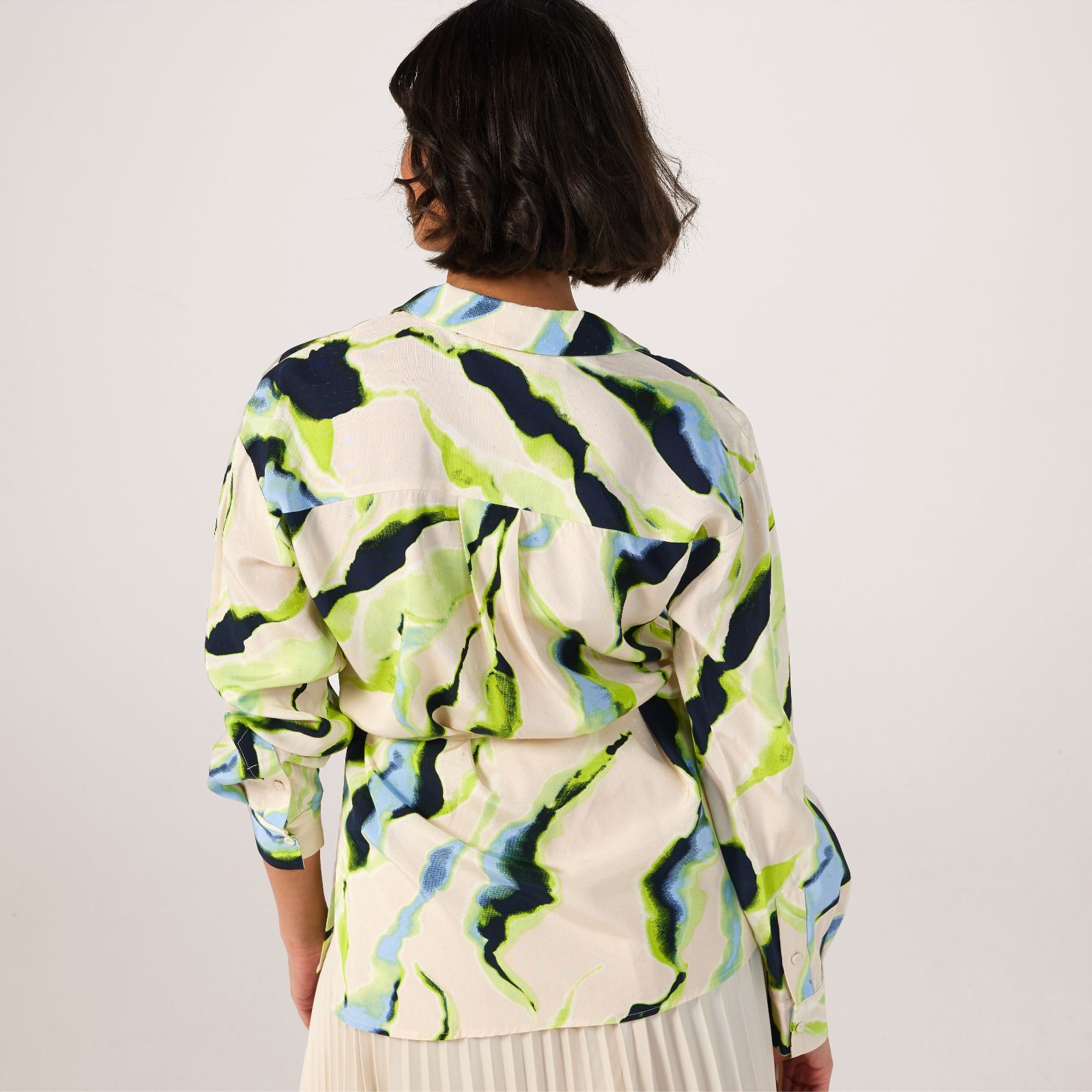 Selected Femme Lilian Printed Shirt - QVC UK