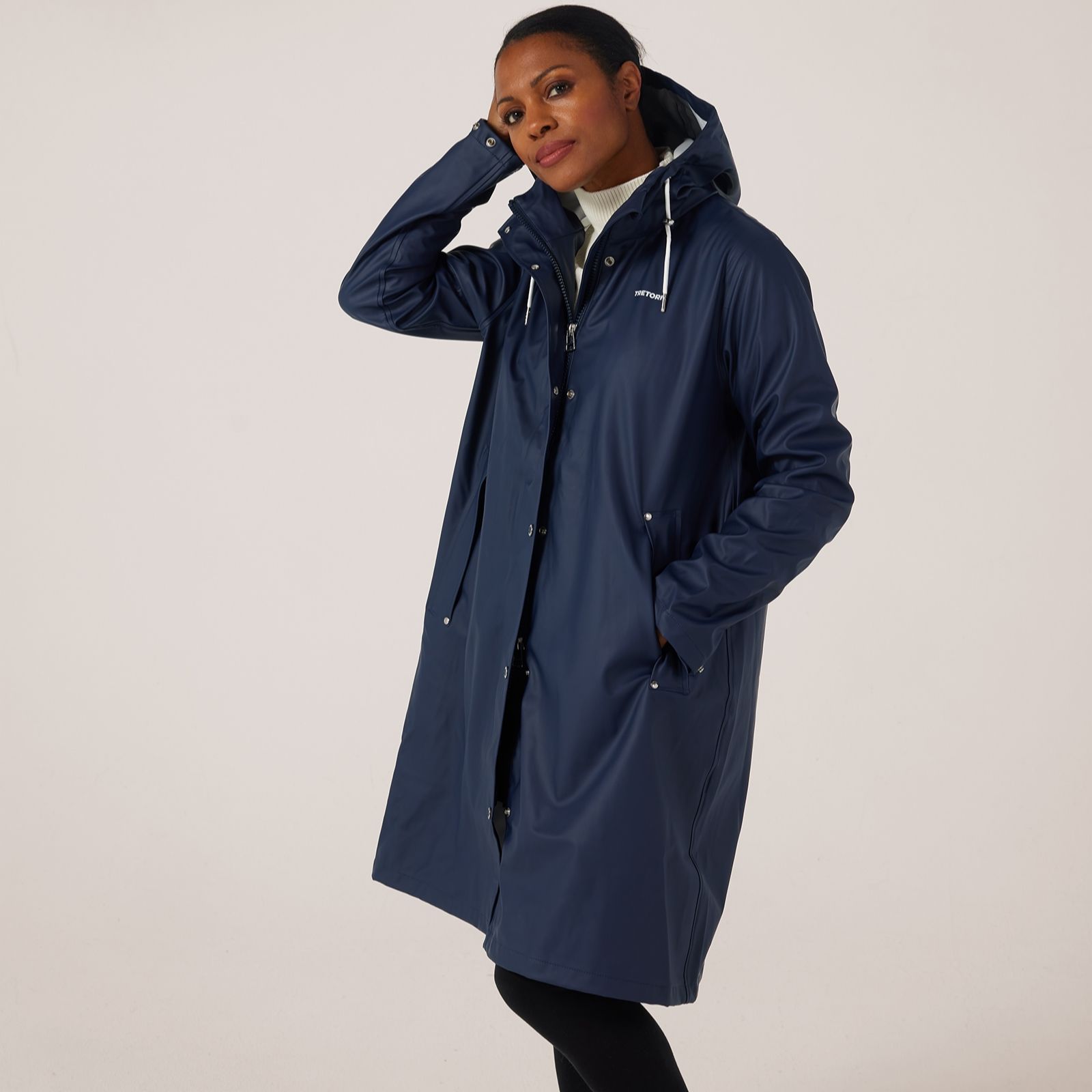 Tretorn Haven A-Shape Rain Jacket - QVC UK