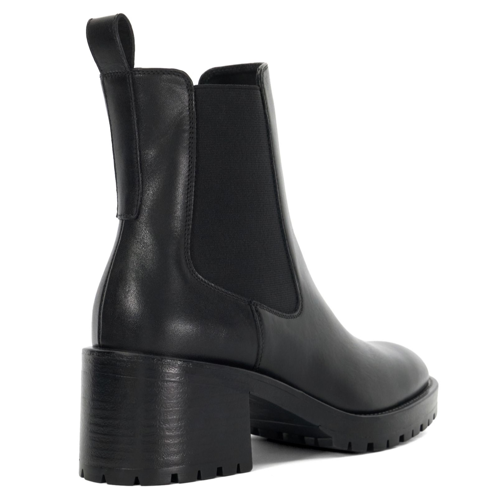 Dune London Positivity Chunky Leather Chelsea Boots - QVC UK